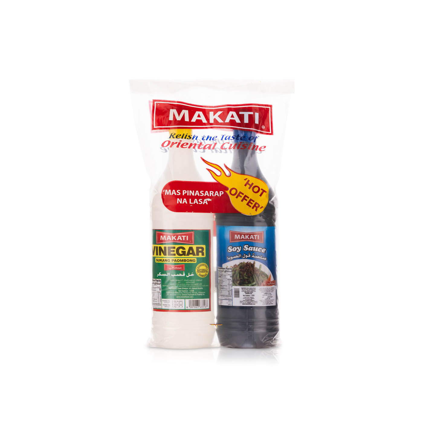 Makati Soy Sauce and Vinegar 1 litre Twin Pack - Spinneys UAE