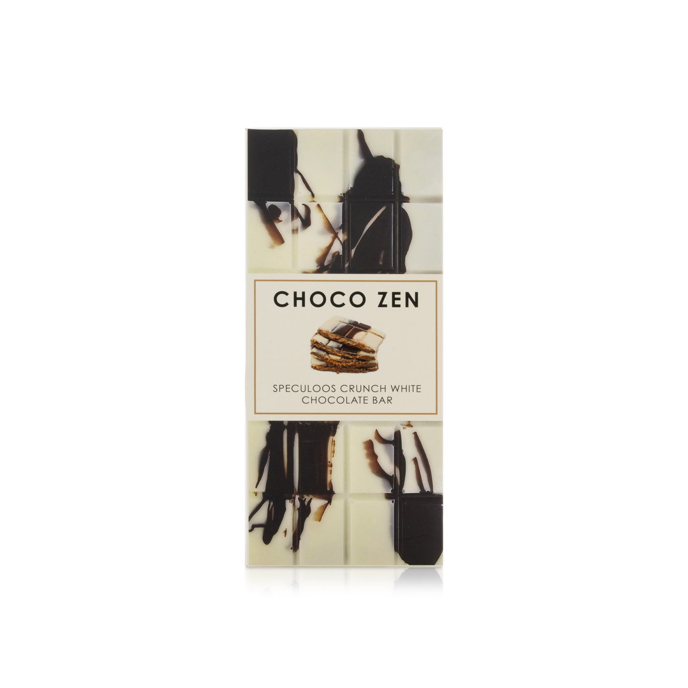Choco Zen speculoos crunch white chocolate bar 120g - Spinneys UAE