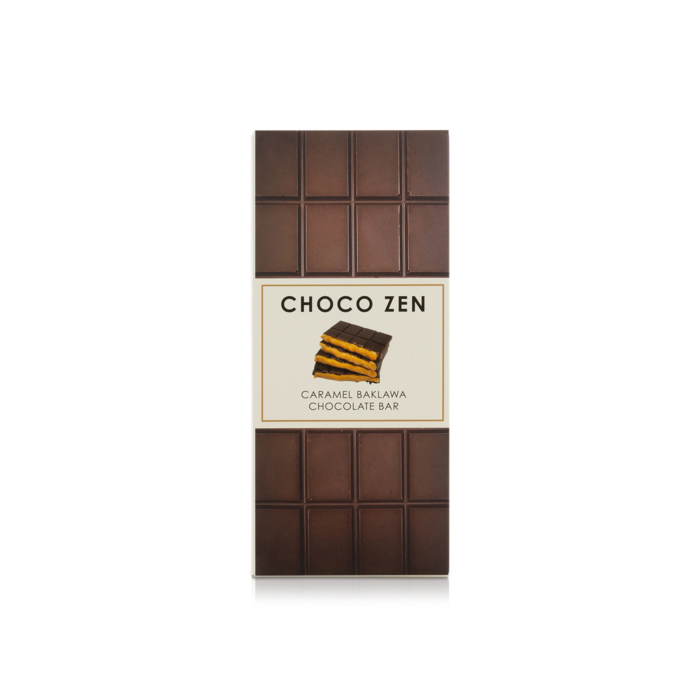 Choco Zen Caramel Baklawa Chocolate Bar 120g - Spinneys UAE