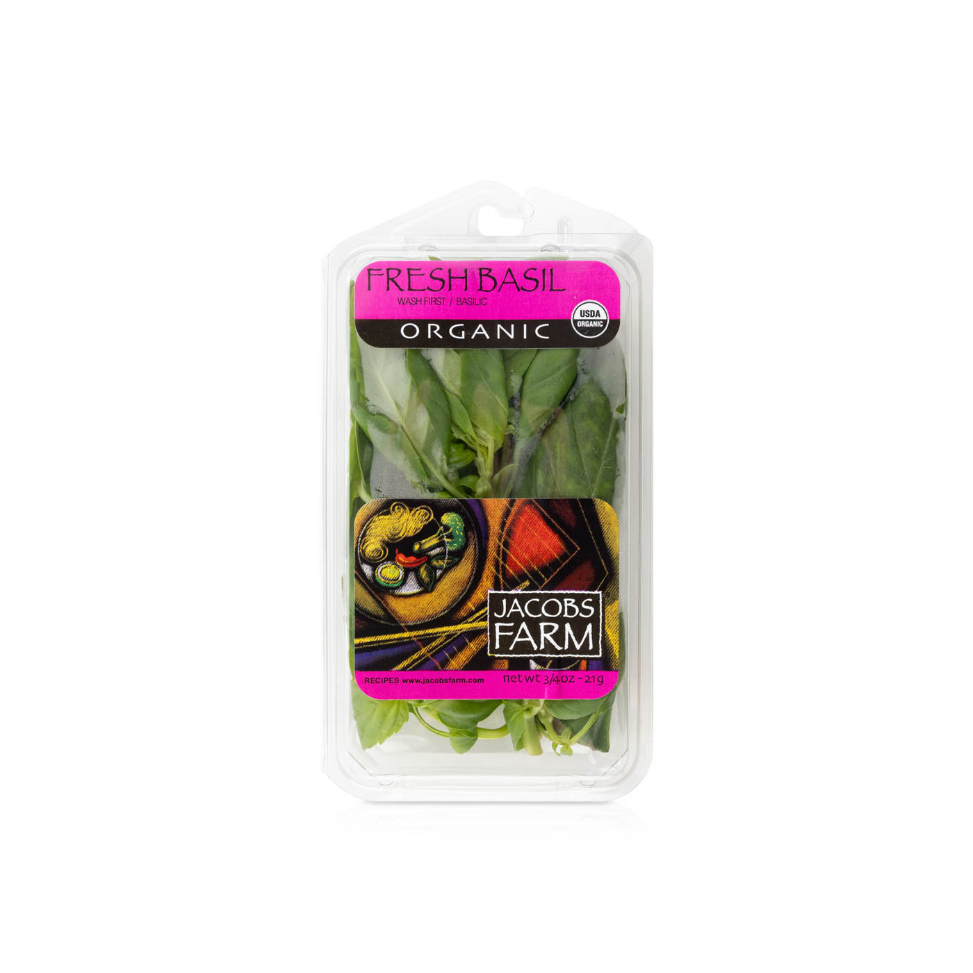 Jacobs Farm organic basil USA 21g - Spinneys UAE