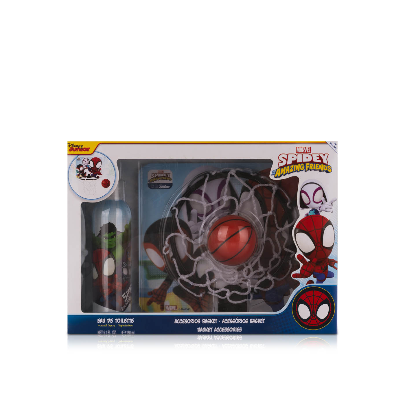 Spidey Amazing Friends spray and basketball hoop gift set - Spinneys UAE