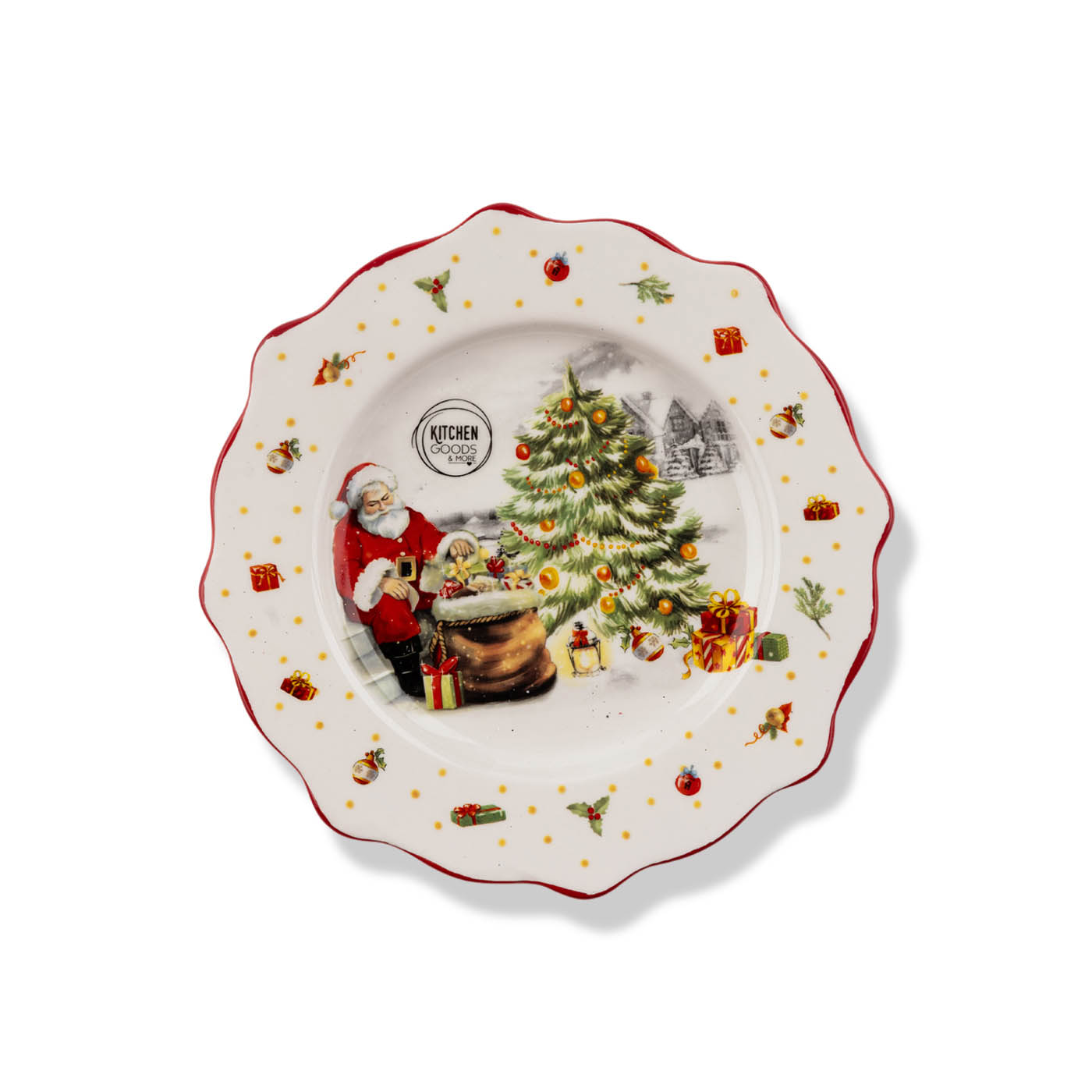 Kaemingk Santa Plate 20cm - Spinneys UAE