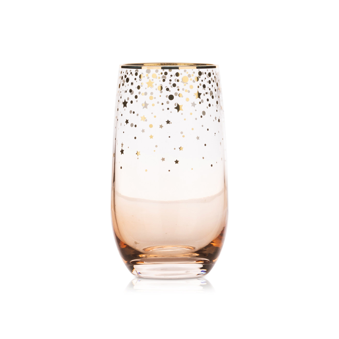 Kaemingk Tall Amber Gold Glass - Spinneys UAE