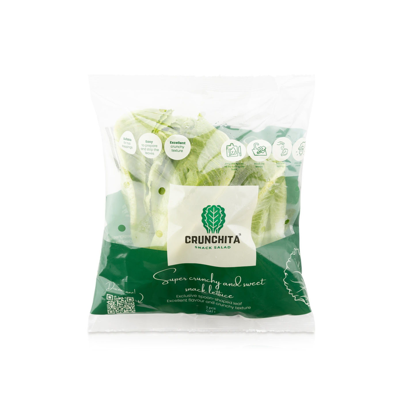 Crunchita Super Crunchy and Sweet Snack Lettuce 2 Heads - Spinneys UAE