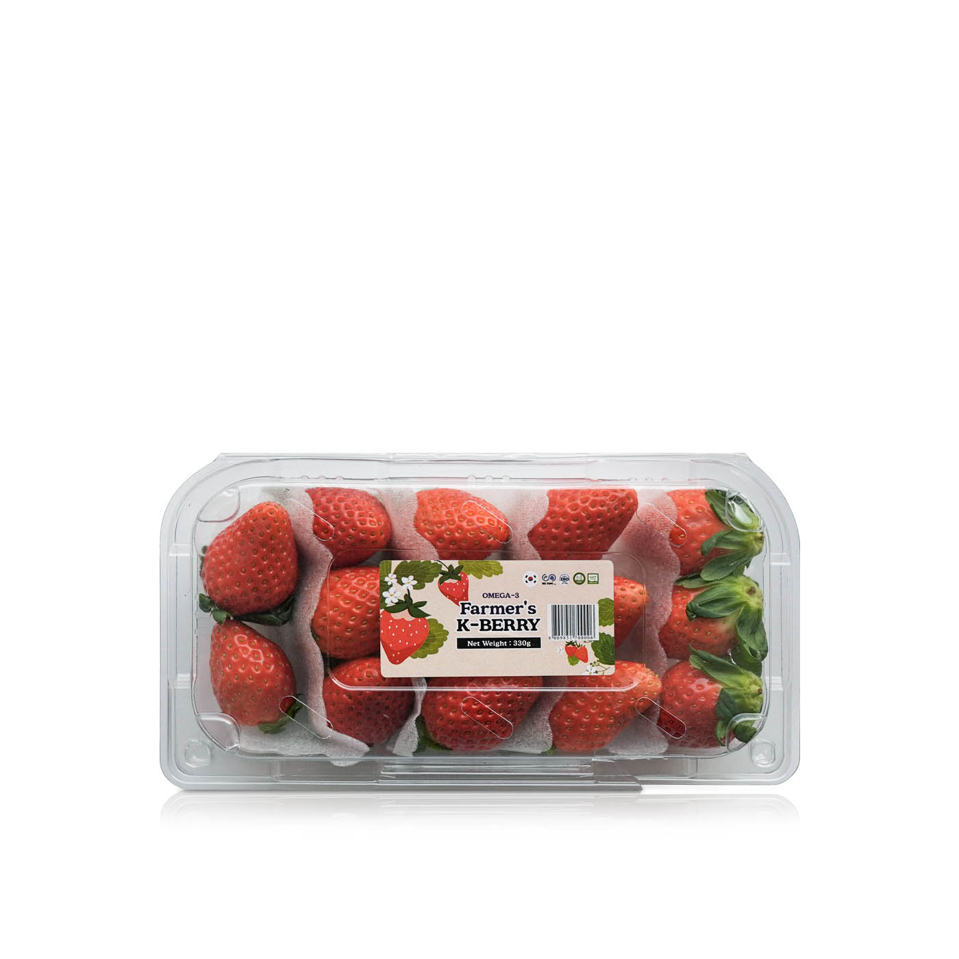 Strawberries with Omega-3 Korea 330g - Spinneys UAE