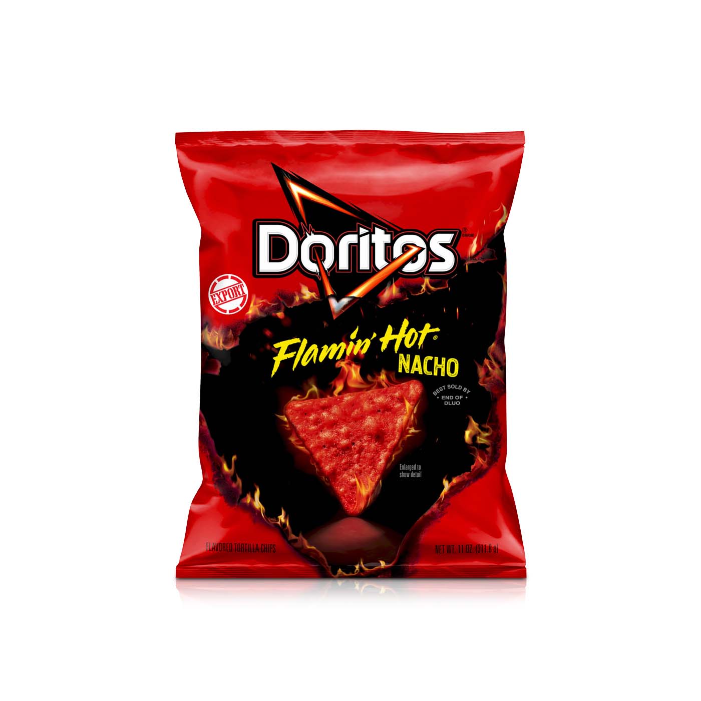 Doritos Flamin' Hot Nacho Tortilla Chips 311g - Spinneys UAE