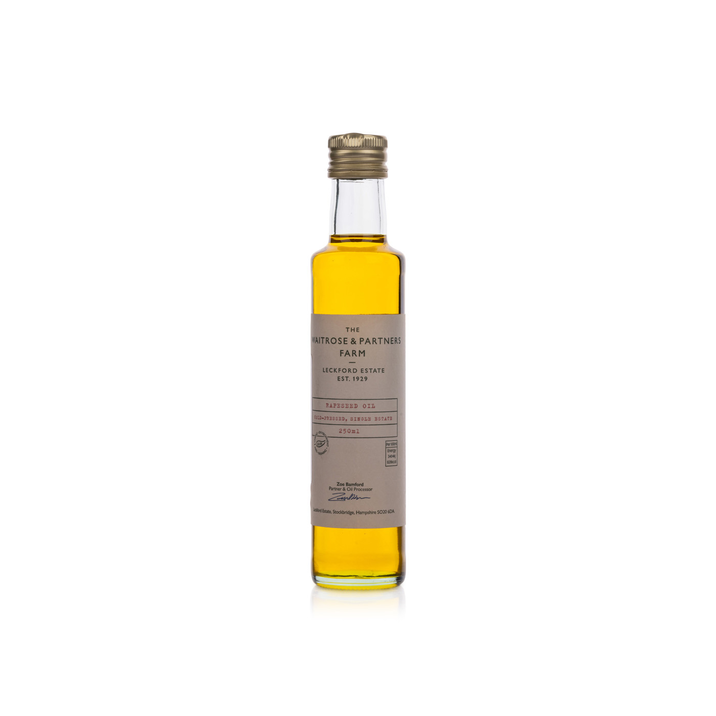 Waitrose Leckford Estate Rapeseed Oil 250ml - Spinneys UAE