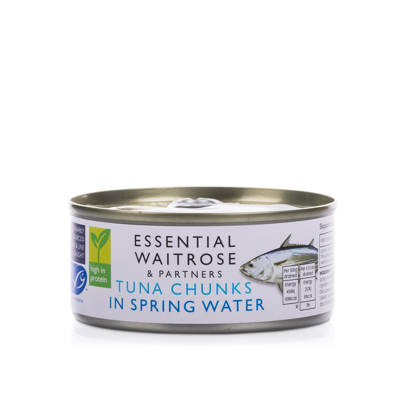 Waitrose Essential Tuna Chunks in Spring Water 160g - Spinneys UAE