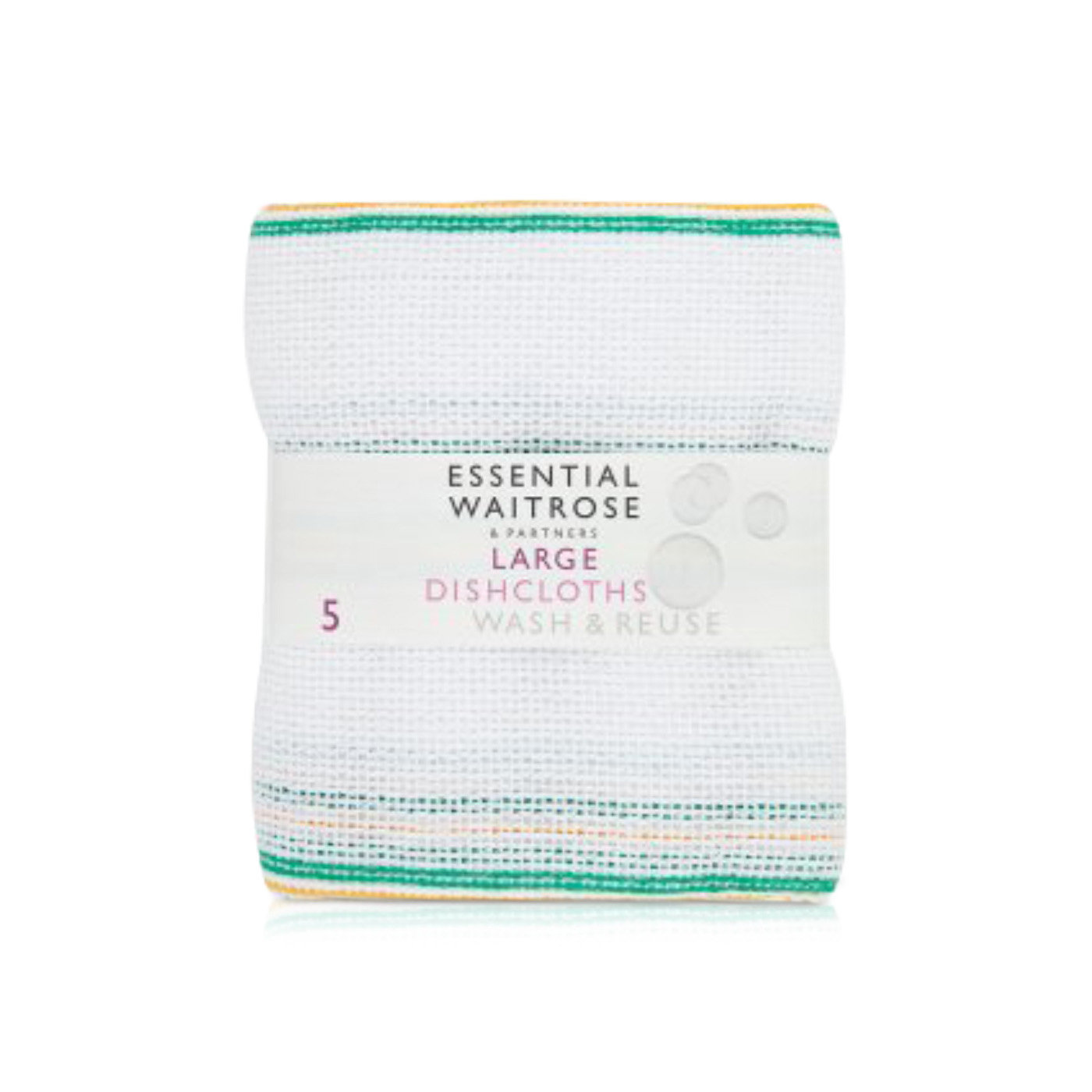 Waitrose Essential Large Dishcloths 5s - Spinneys UAE