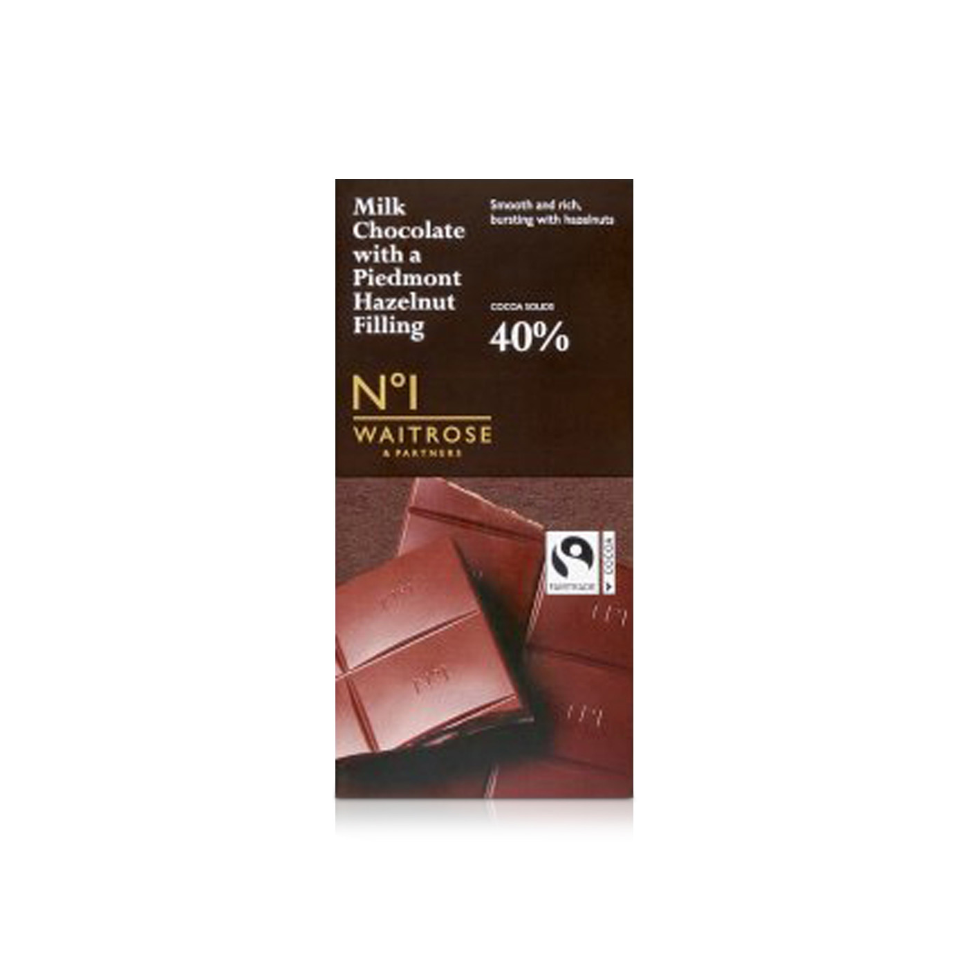 Waitrose No.1 Piedmont Hazelnut Bar 90g - Spinneys United Arab Emirates
