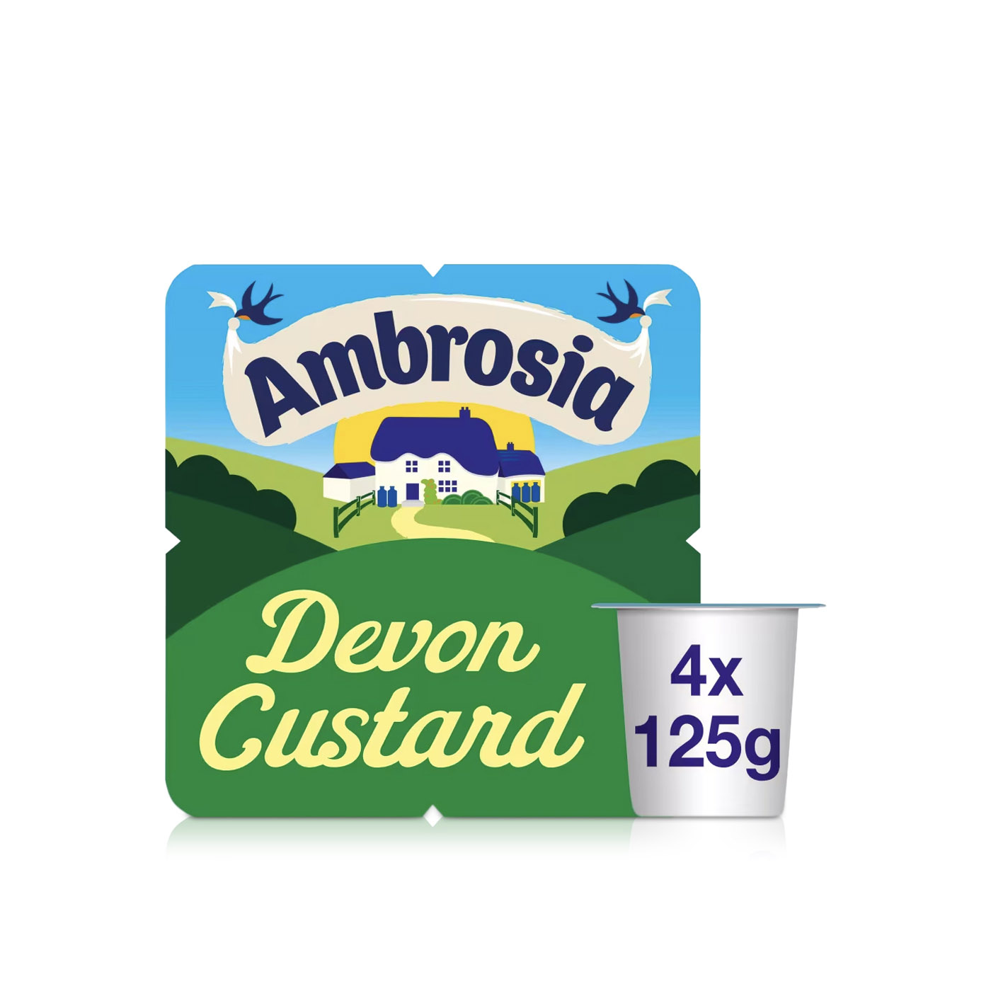 Ambrosia Devon Custard 125g x 4 - Spinneys UAE