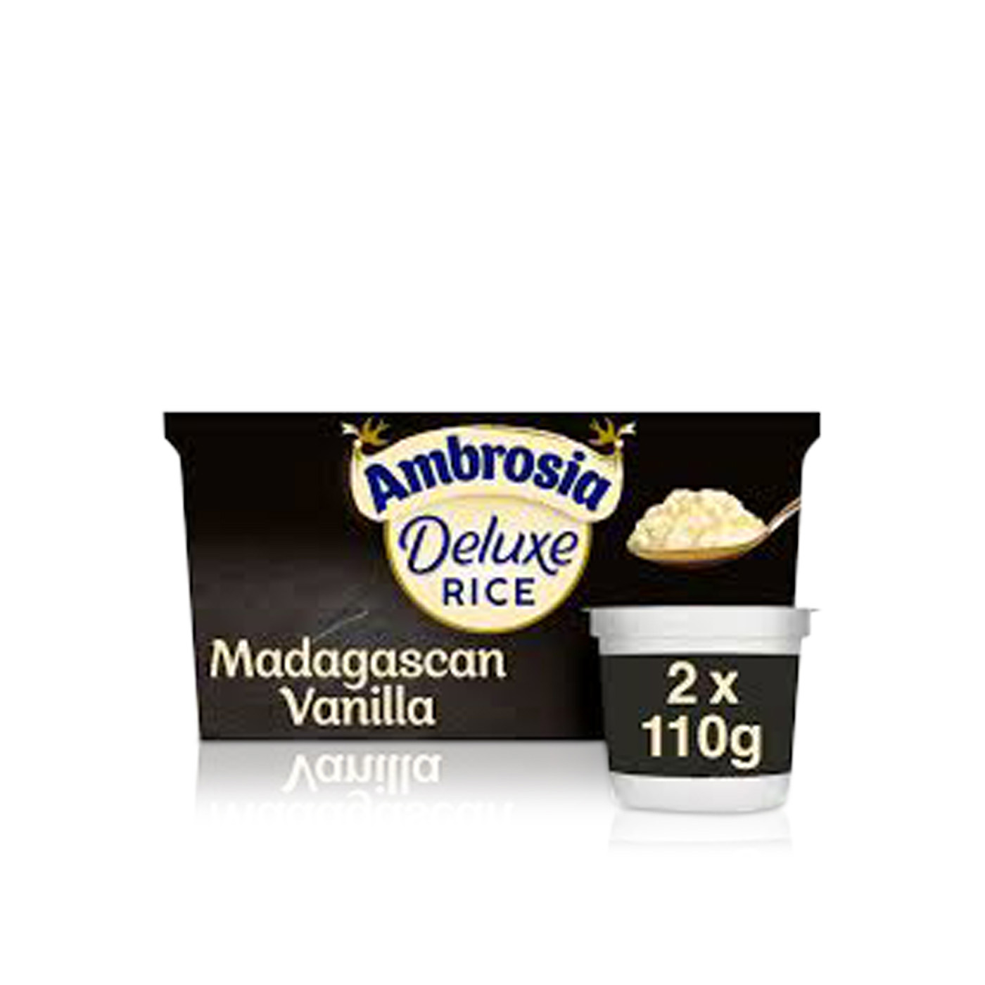 Ambrosia Deluxe Madagascan Vanilla Rice Pudding 110g x 2 - Spinneys UAE