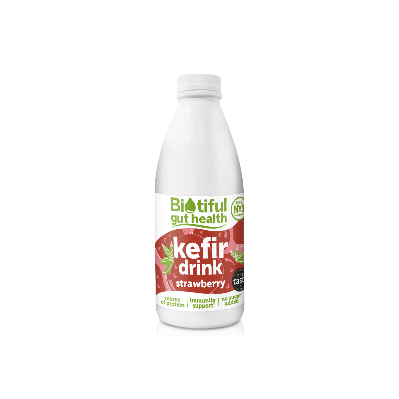 Biotiful Gut Health Kefir Drink Strawberry 1 Litre - Spinneys UAE