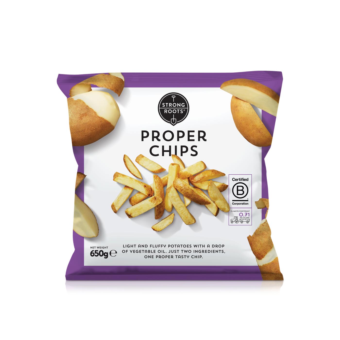 Strong Roots Frozen Proper Chips 750G - Spinneys UAE