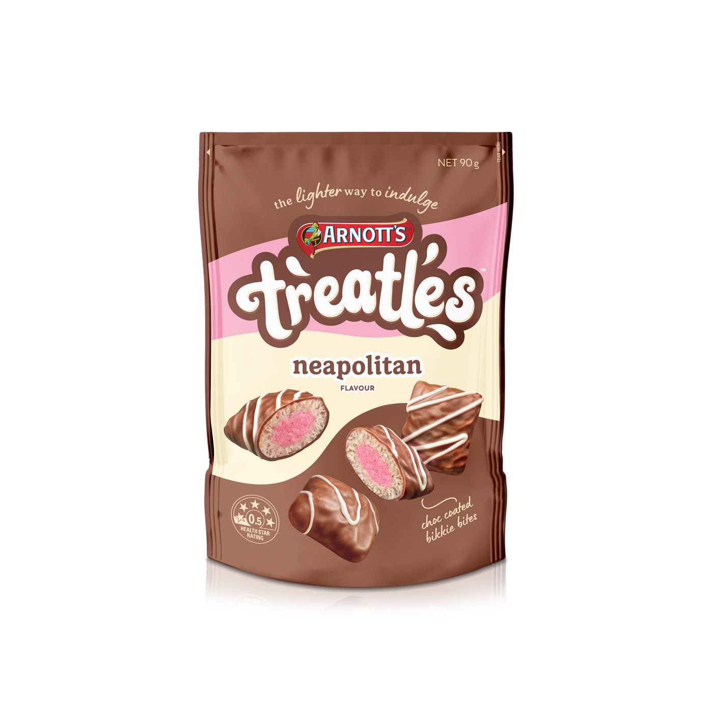 Arnott's Treatles Neopolitan Flavor 90g - Spinneys United Arab Emirates