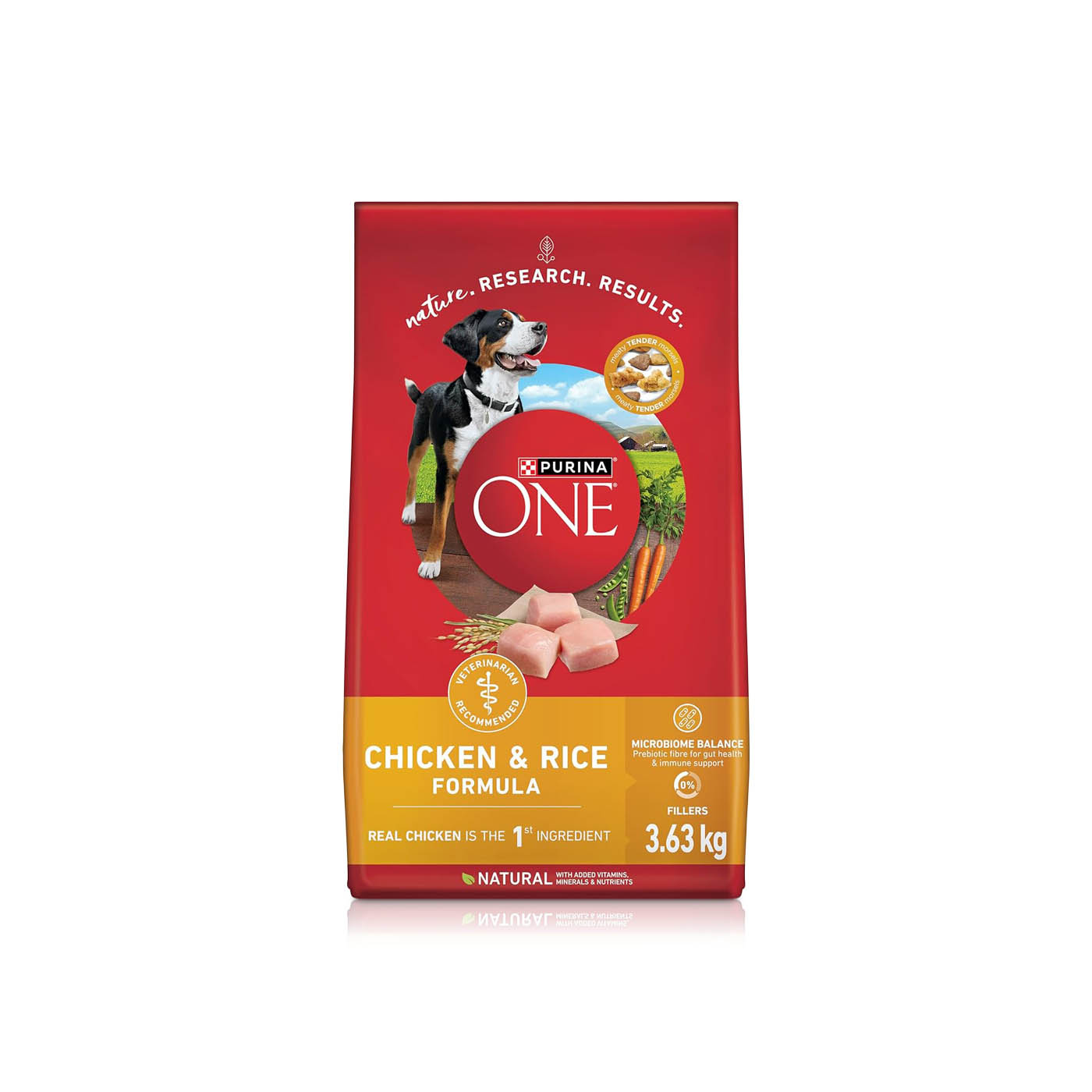 Purina One Chicken and Rice Formula Dry Dog Food 3.6kg - Spinneys UAE