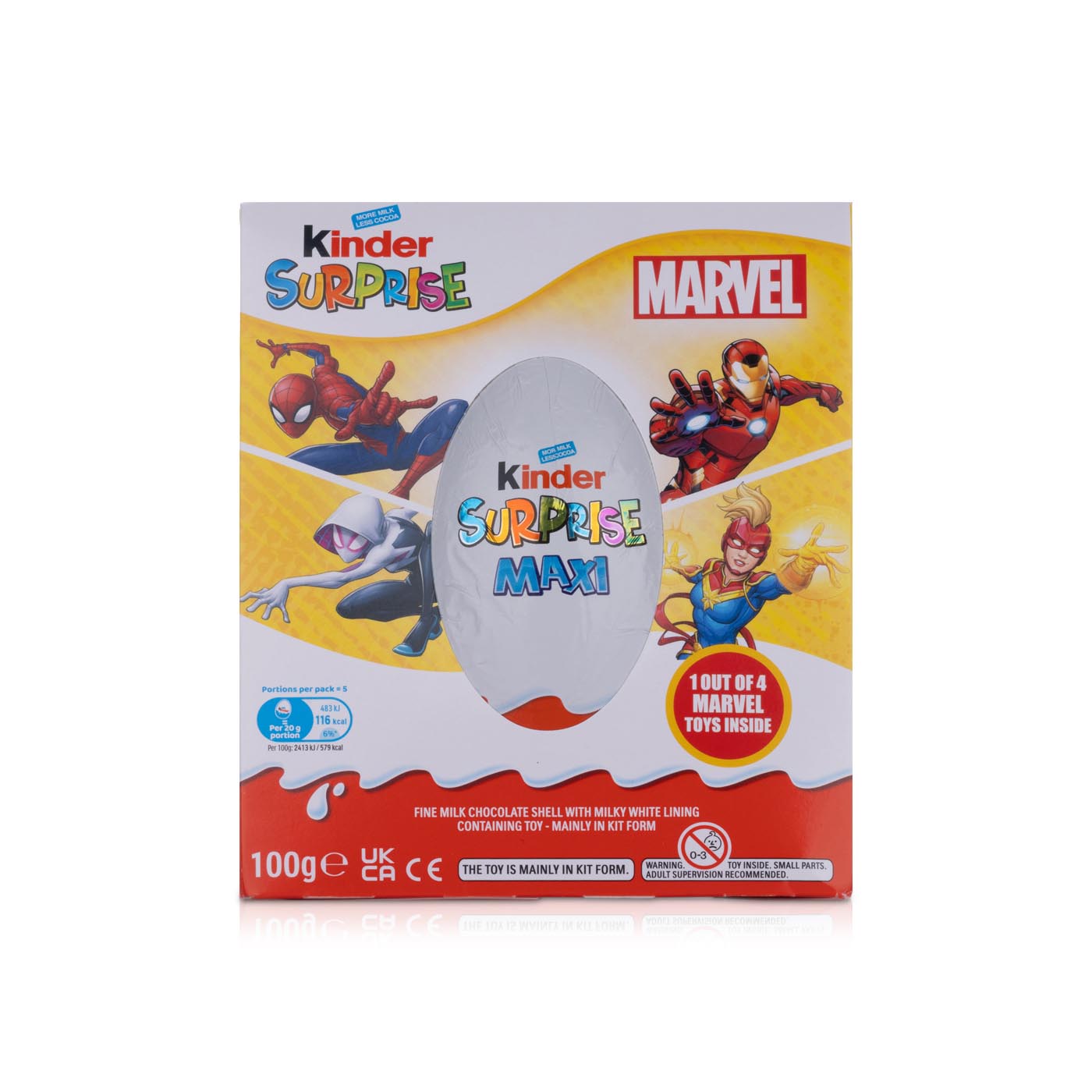 Kinder Surprise Egg 2 Designs 100g - Spinneys UAE