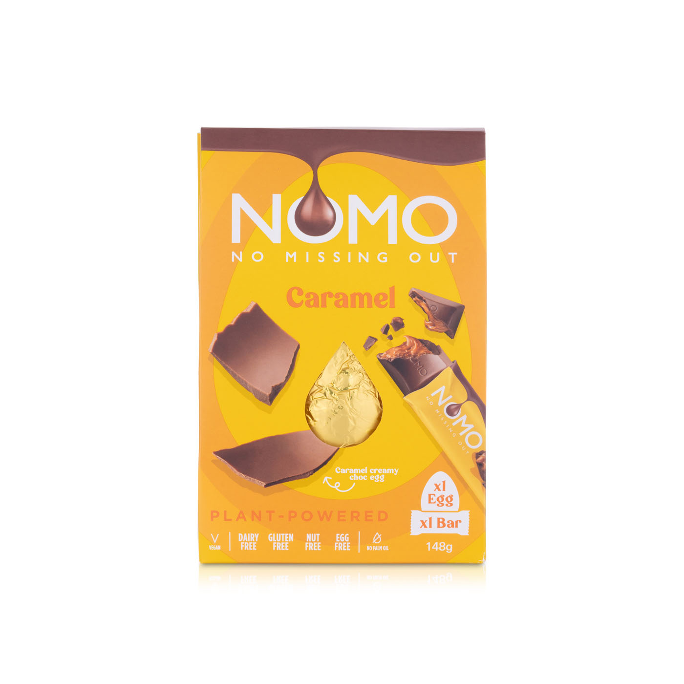Nomo Caramel Egg & Caramel Bar 148g - Spinneys UAE