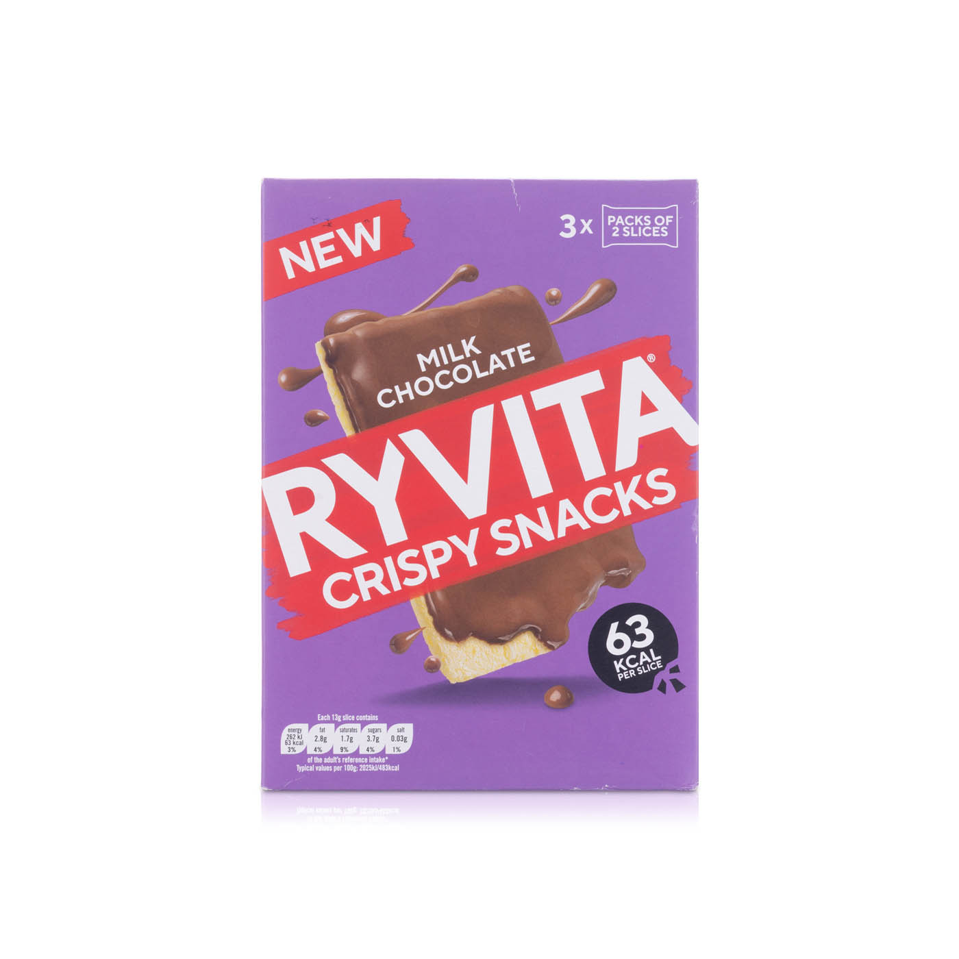 Ryvita Crispy Snacks Milk Chocolate 78g - Spinneys UAE