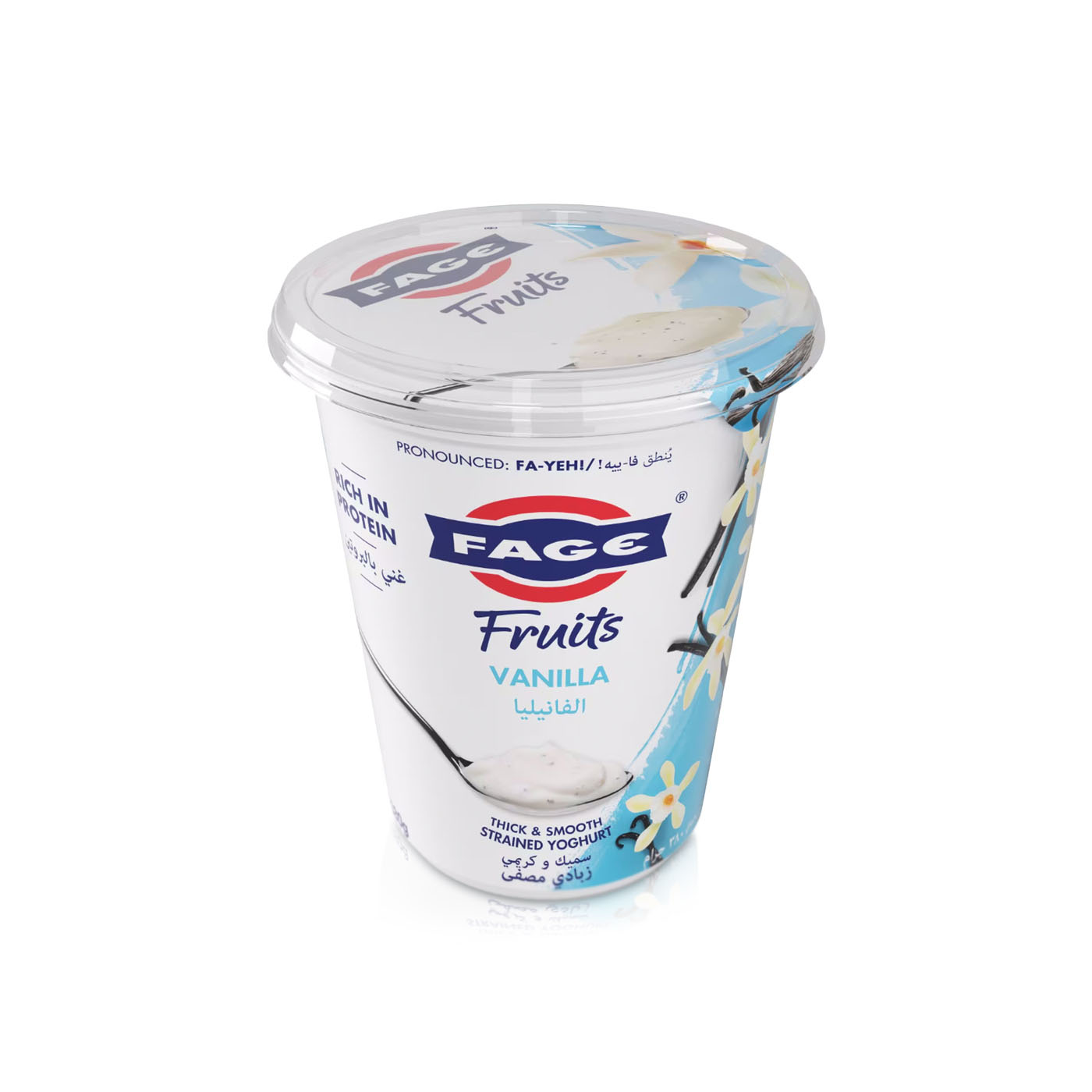 Fage Fruits Vanilla Strained Yoghurt 380g - Spinneys UAE