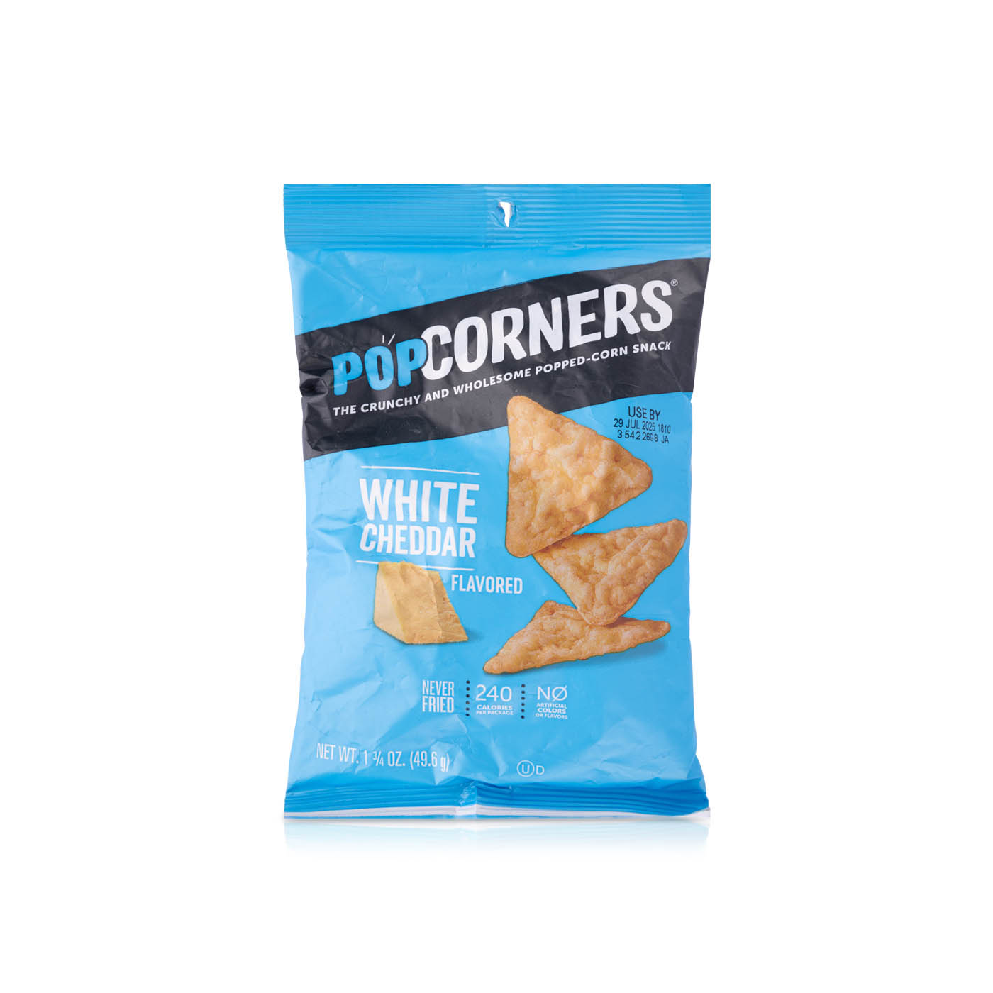 Popcorners White Cheddar Flavoured Corn Chips 49.6g - Spinneys UAE