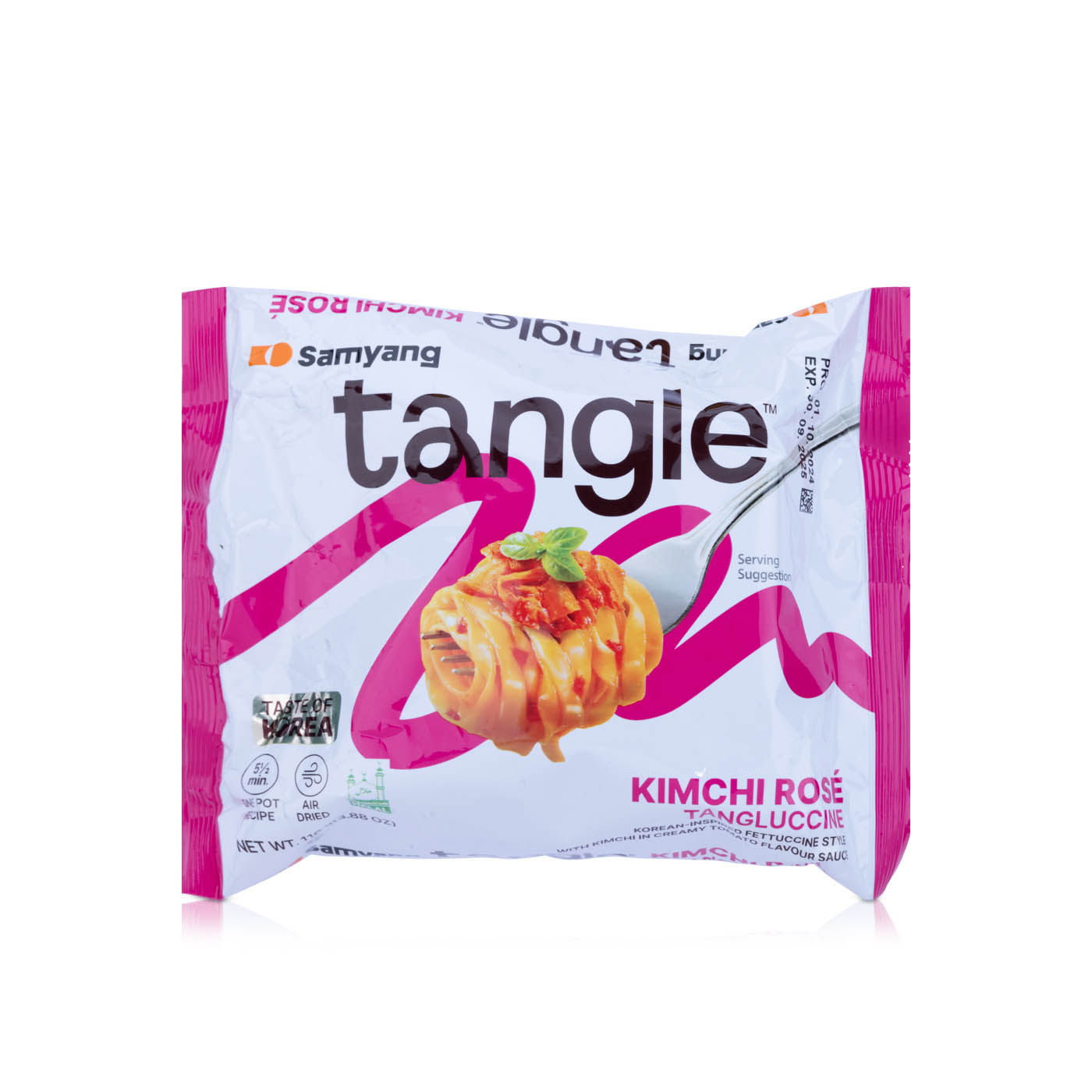Samyang Tangle Kimchi Rose Tangluccine Noodles 110g - Spinneys UAE