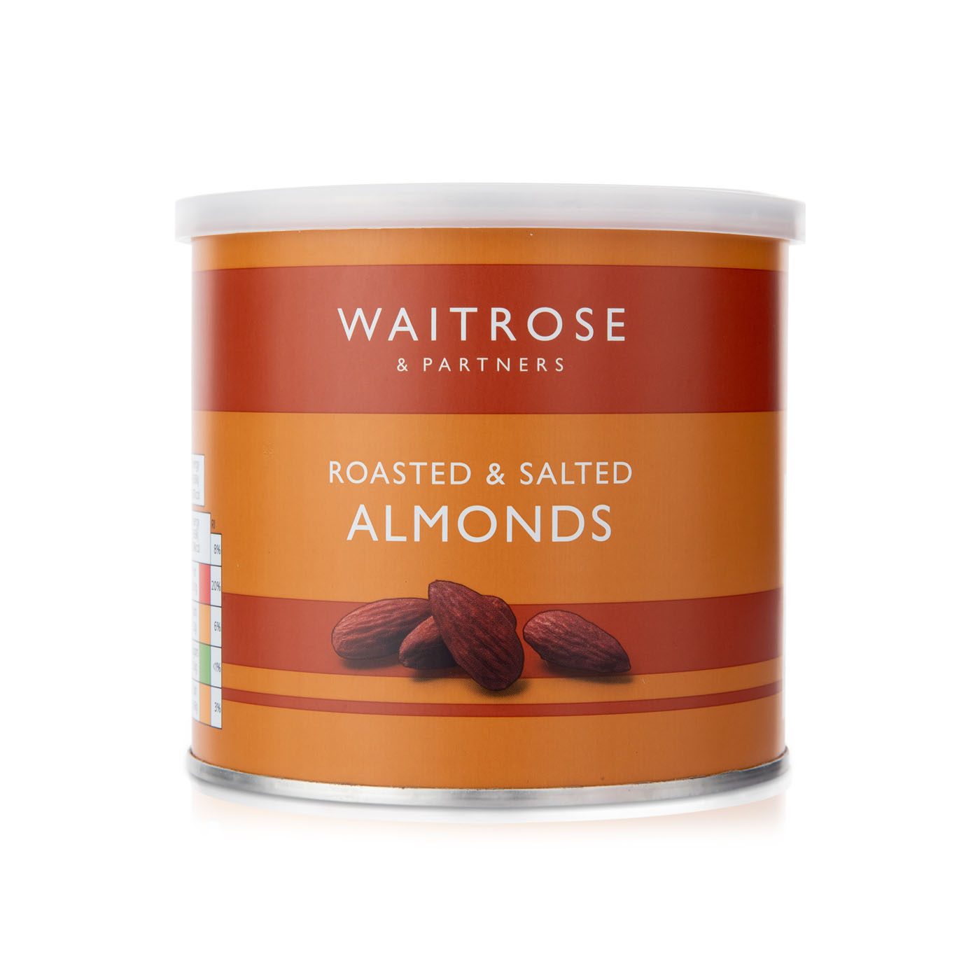 Waitrose Roasted and Salted Almonds Can 300g - Spinneys UAE