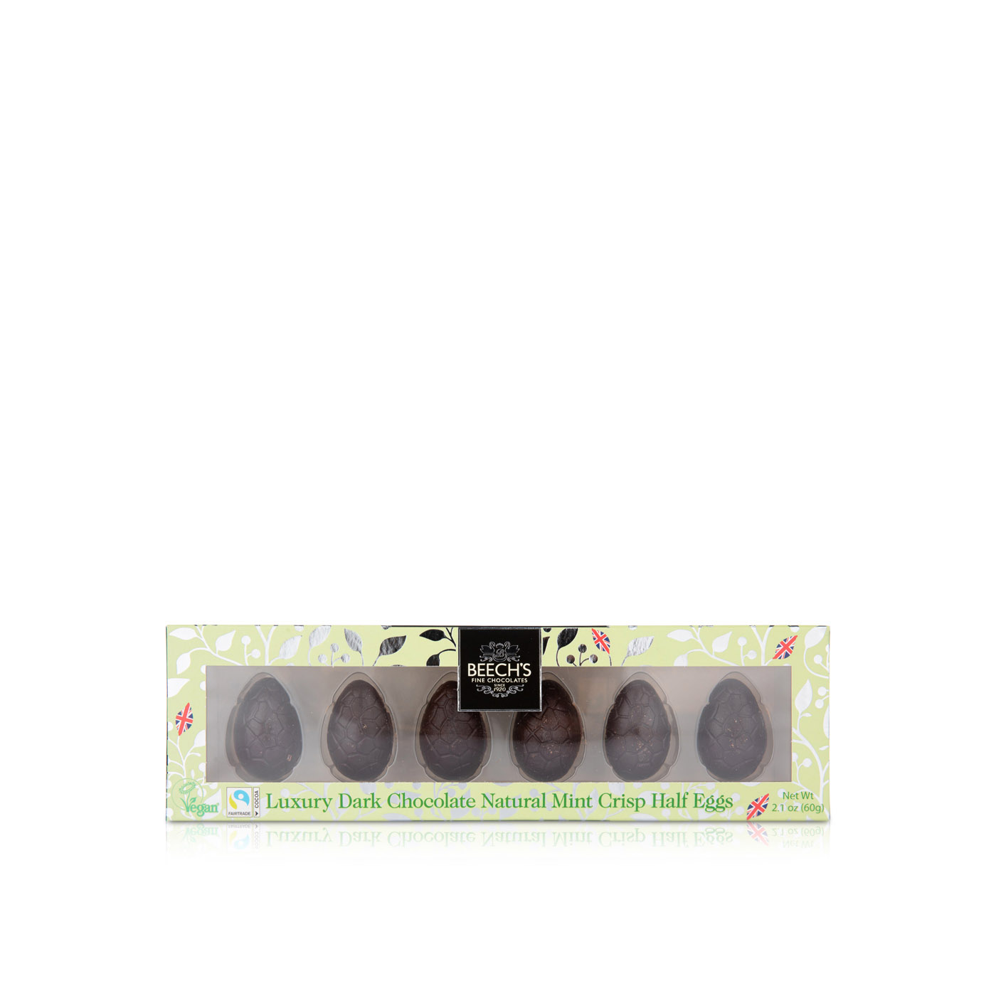 Beech's Dark Chocolate Mint Mini Half Eggs 60g - Spinneys UAE