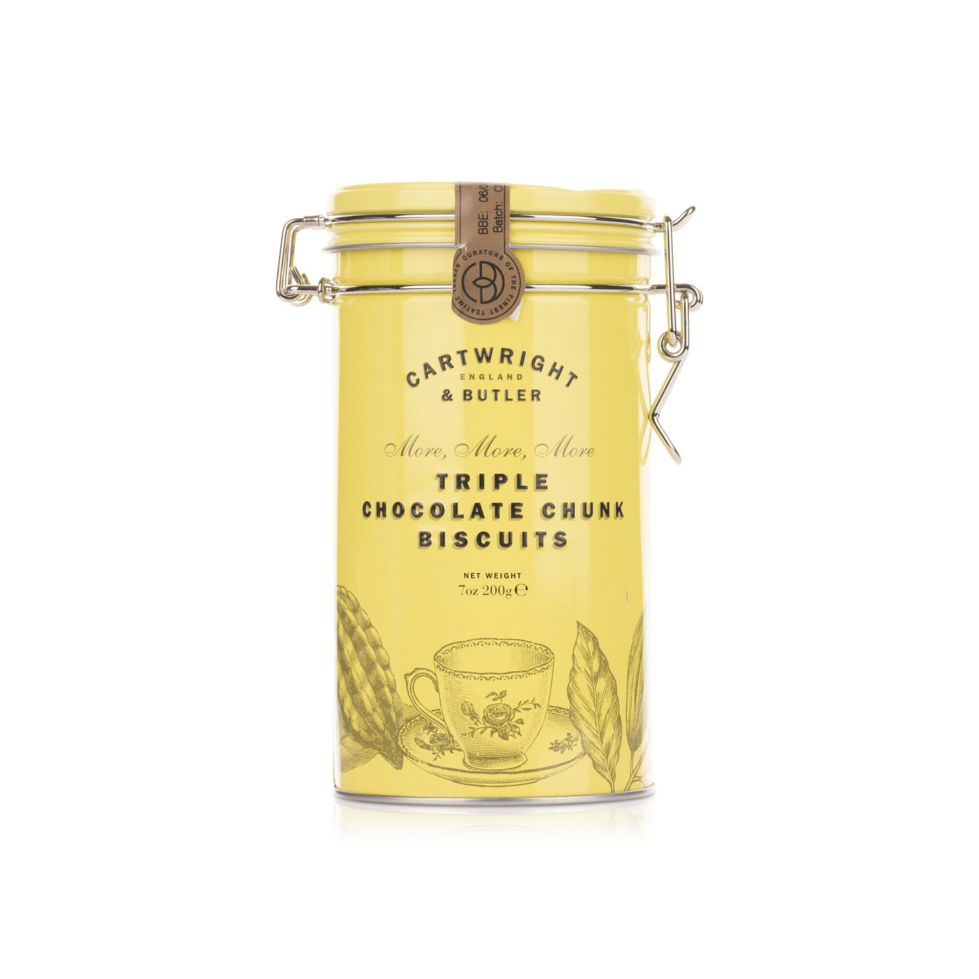 Cartwright & Butler Triple Chocolate Chunk Biscuits Tin 200g - Spinneys UAE