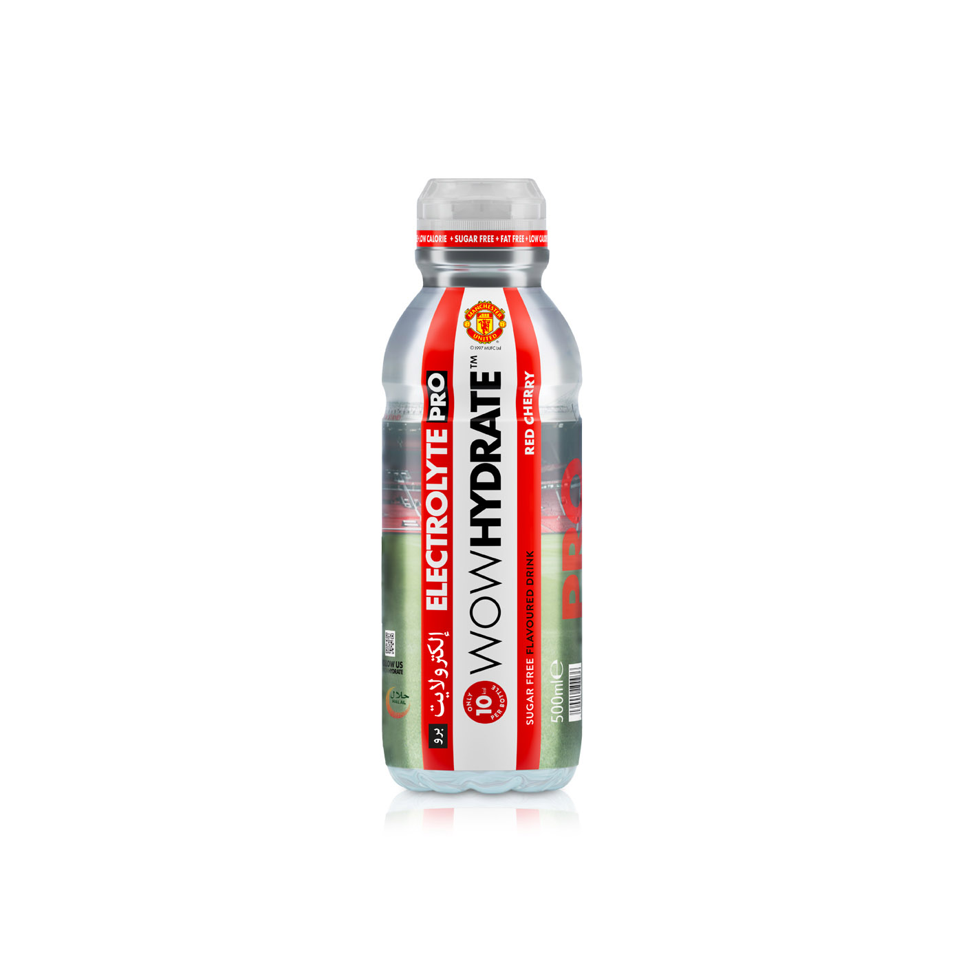 WOW HYDRATE Electrolyte Pro Vitamin Water Red Cherry 500 ml - Spinneys UAE
