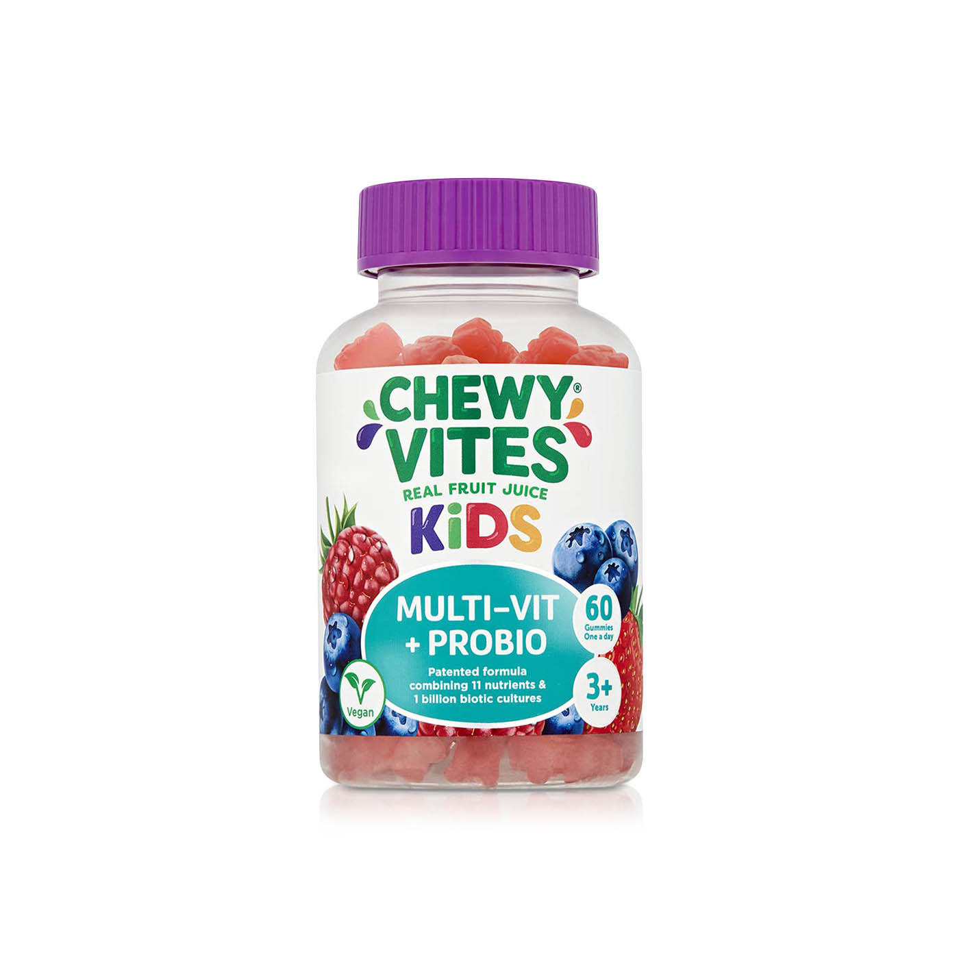 Chewy Vites Kids Multivitamin and Probiotic Gummies x 60 - Spinneys UAE