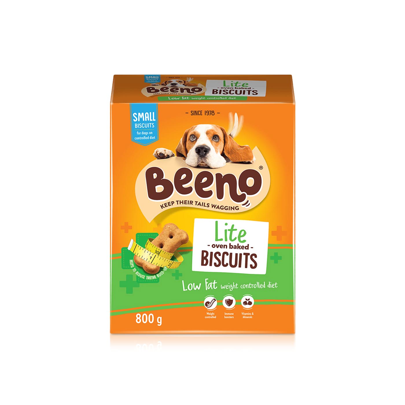 Beeno Low Fat Weight Control Dog Biscuits 800g - Spinneys UAE