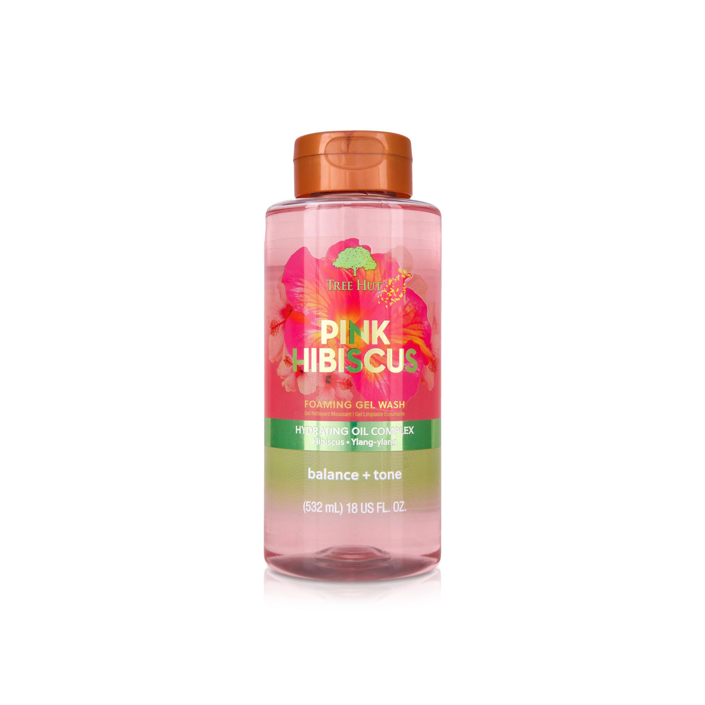 Tree Hut Pink Hibiscus Foaming Gel Wash 532ml Spinneys Uae