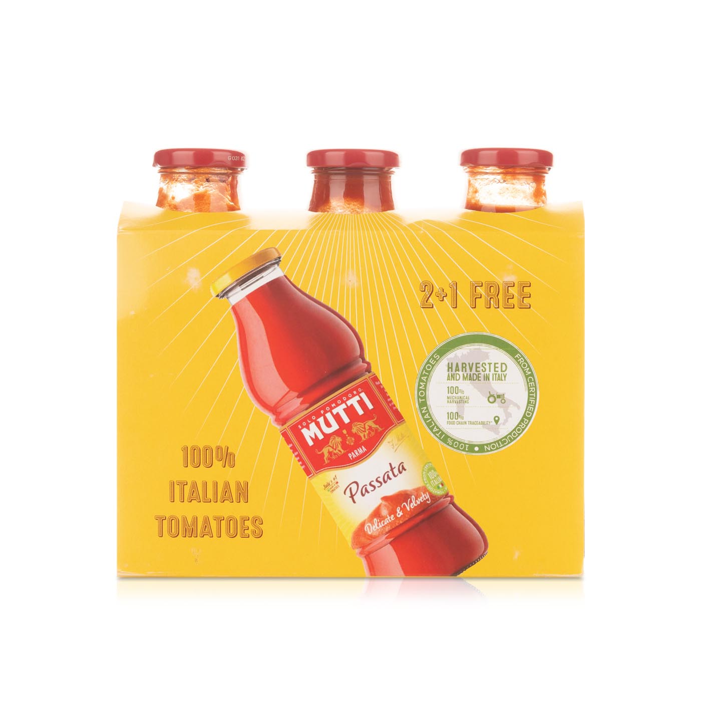Mutti Tomato Puree Passata 400g x 3 - Spinneys الإمارات العربية المتحدة