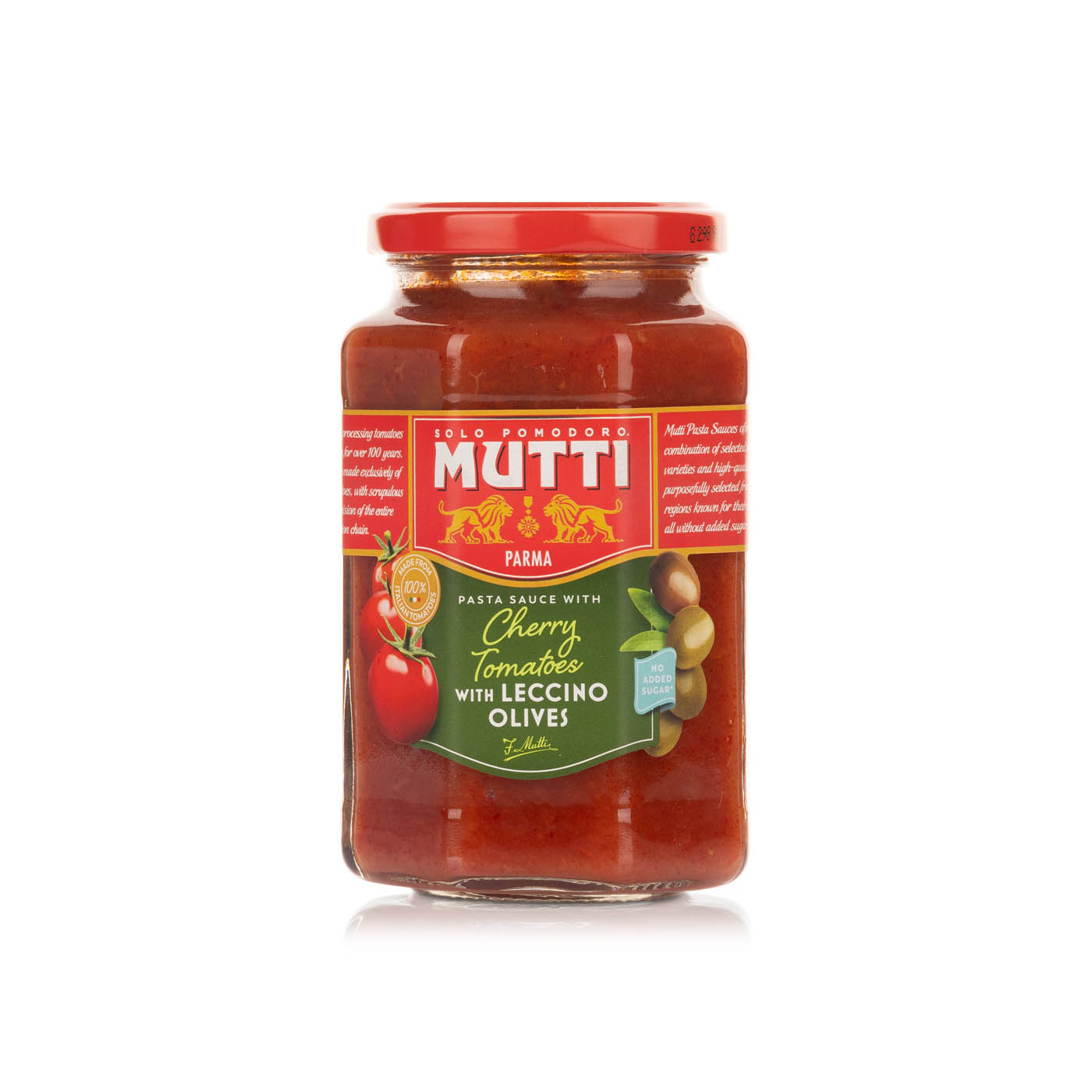 Mutti Pasta Sauce with Cherry Tomatoes and Leccino Olives 400g - Spinneys UAE