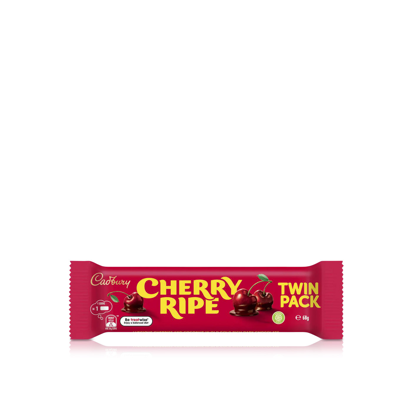 Cadbury Cherry Ripe Twin Pack 68g - Spinneys UAE