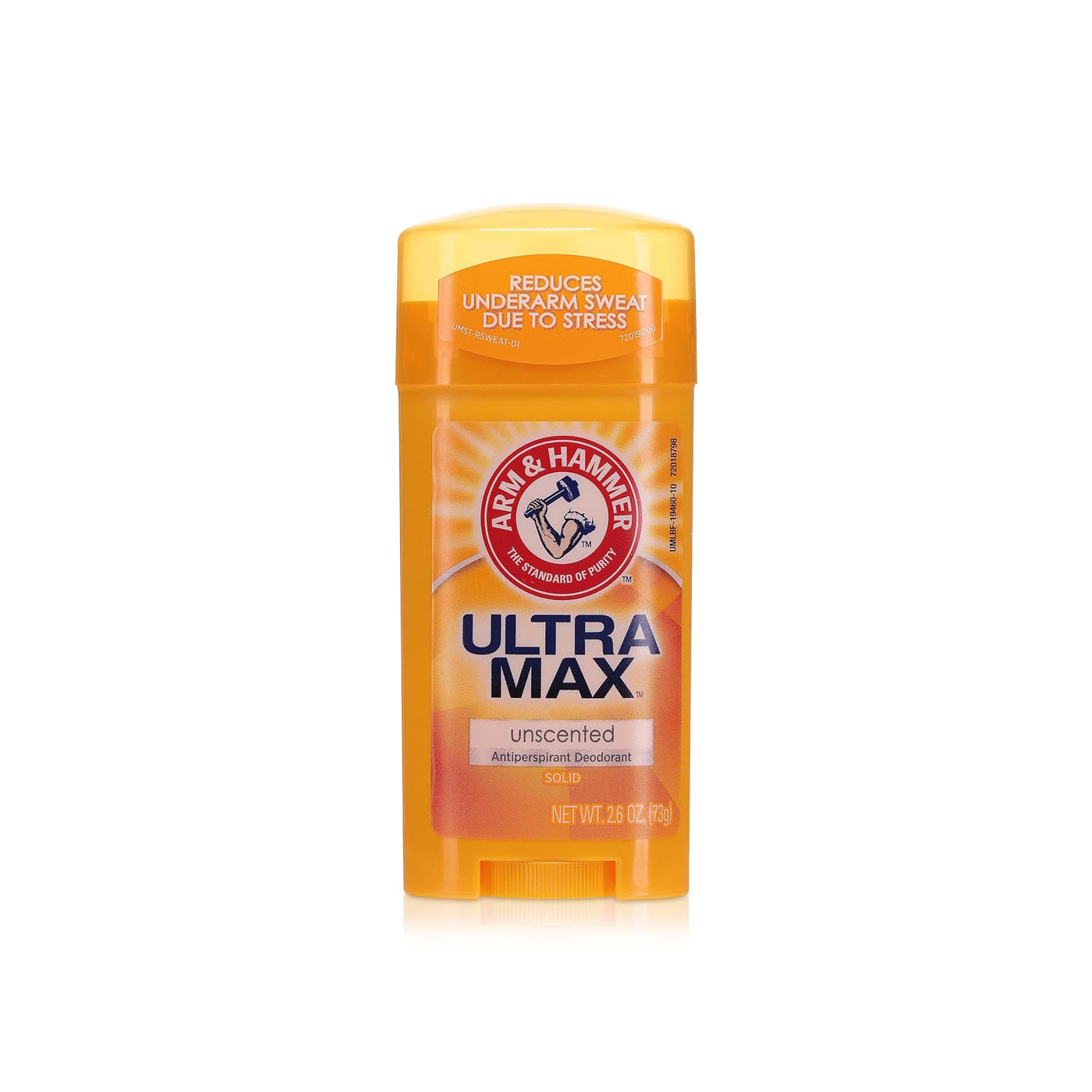Arm & Hammer Ultra Max Unscented Anti-Perspirant Deodorant Stick 73g ...