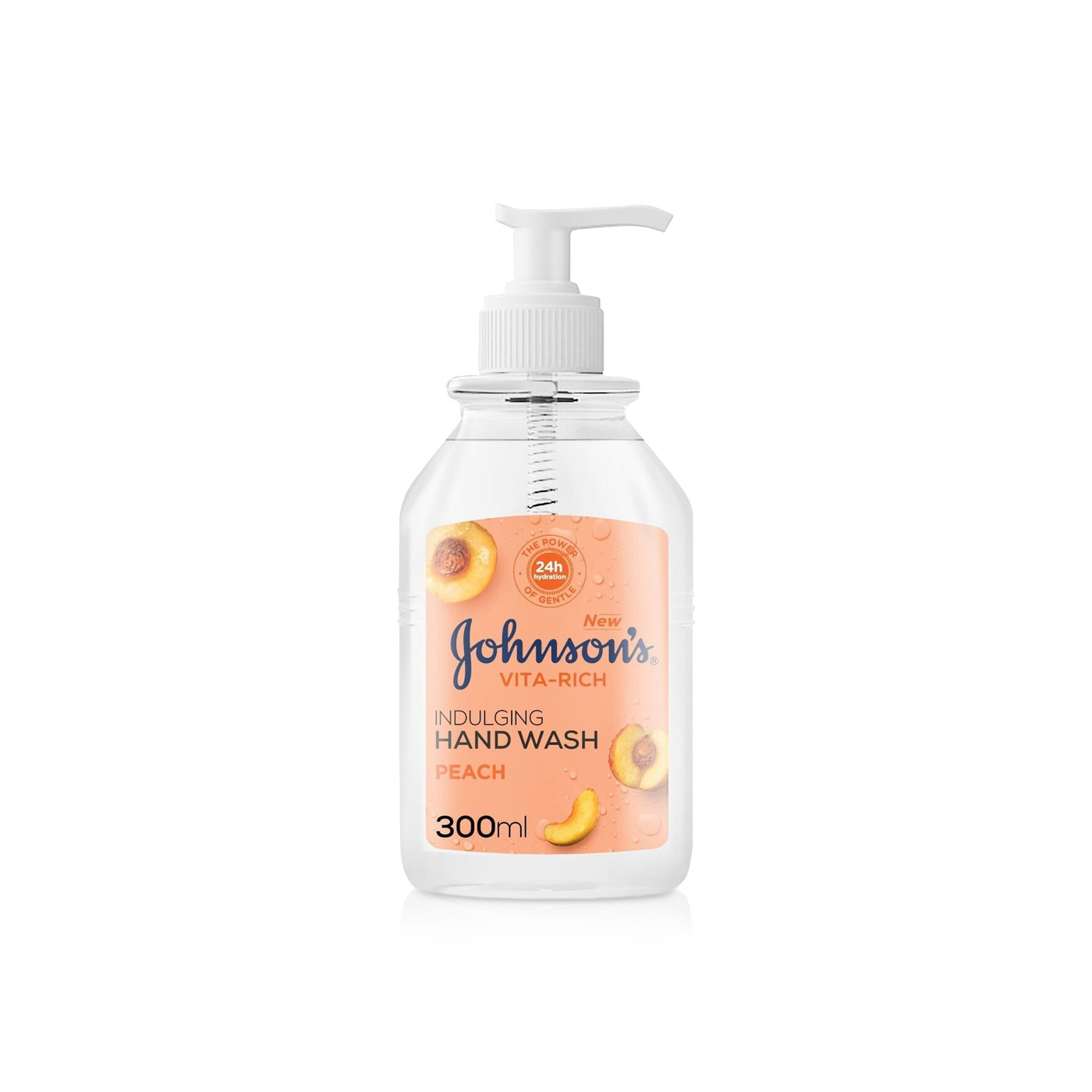 Johnson's Indulging Handwash Peach 300ml - Spinneys United Arab Emirates