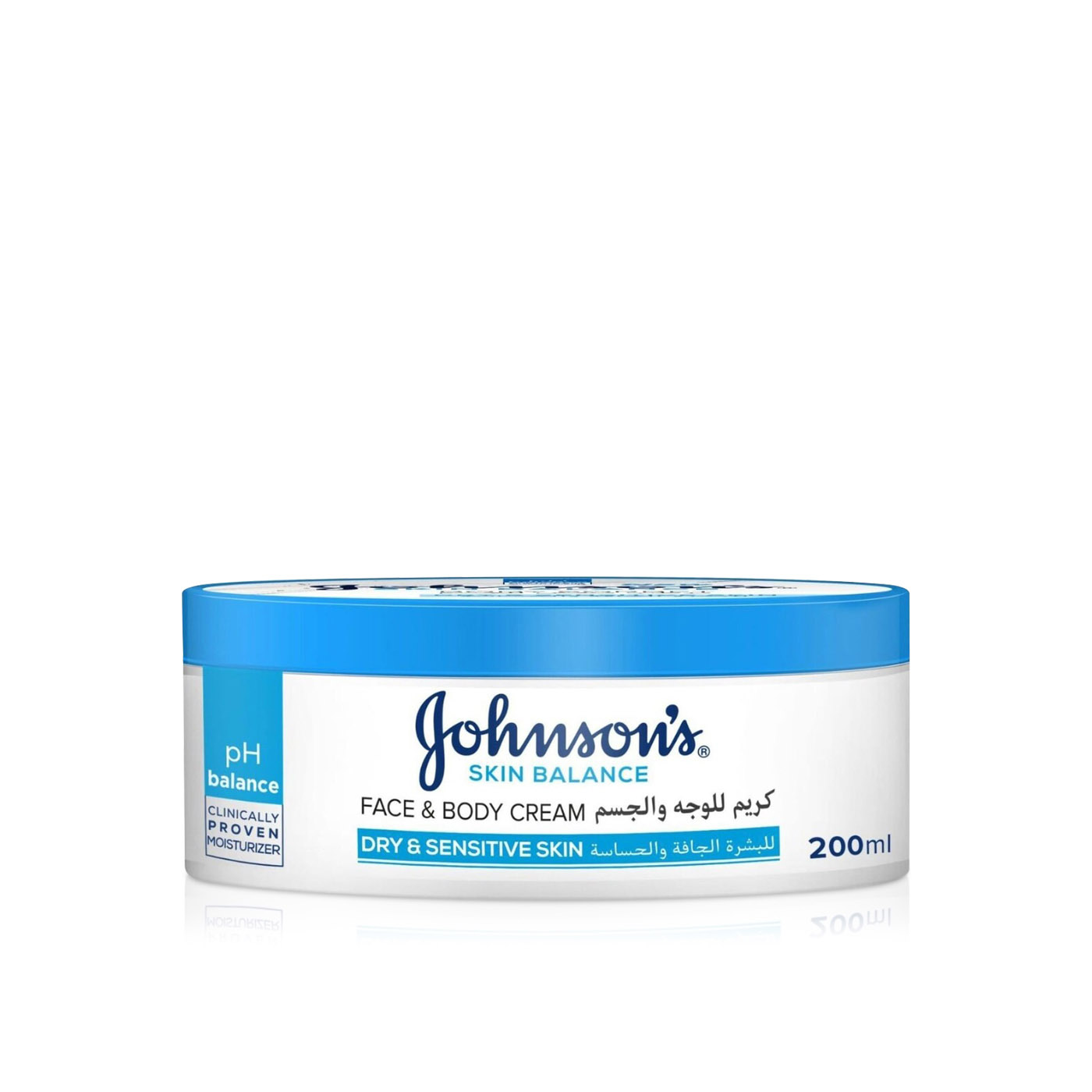 Johnson's Skin Balance Face and Body Cream for Dry and Sensitive Skin ...
