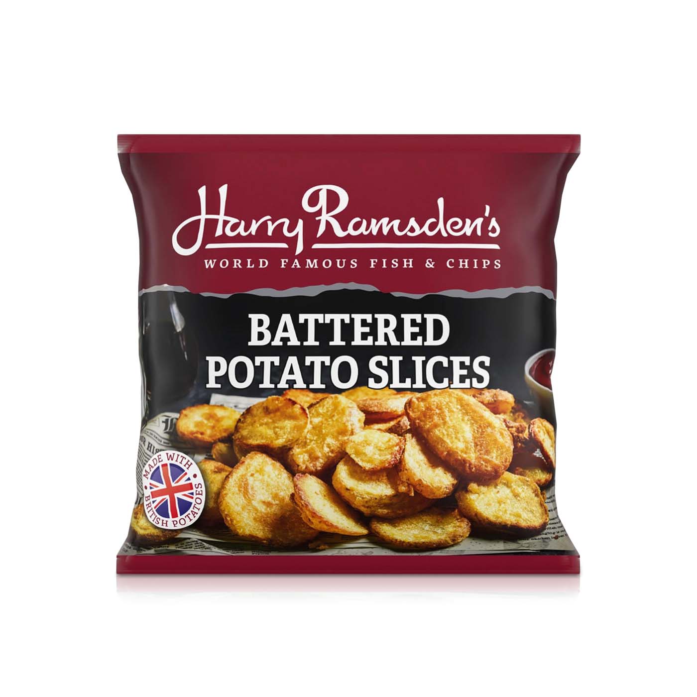 Harry Ramsdens Battered Potato Slices 500g - Spinneys UAE