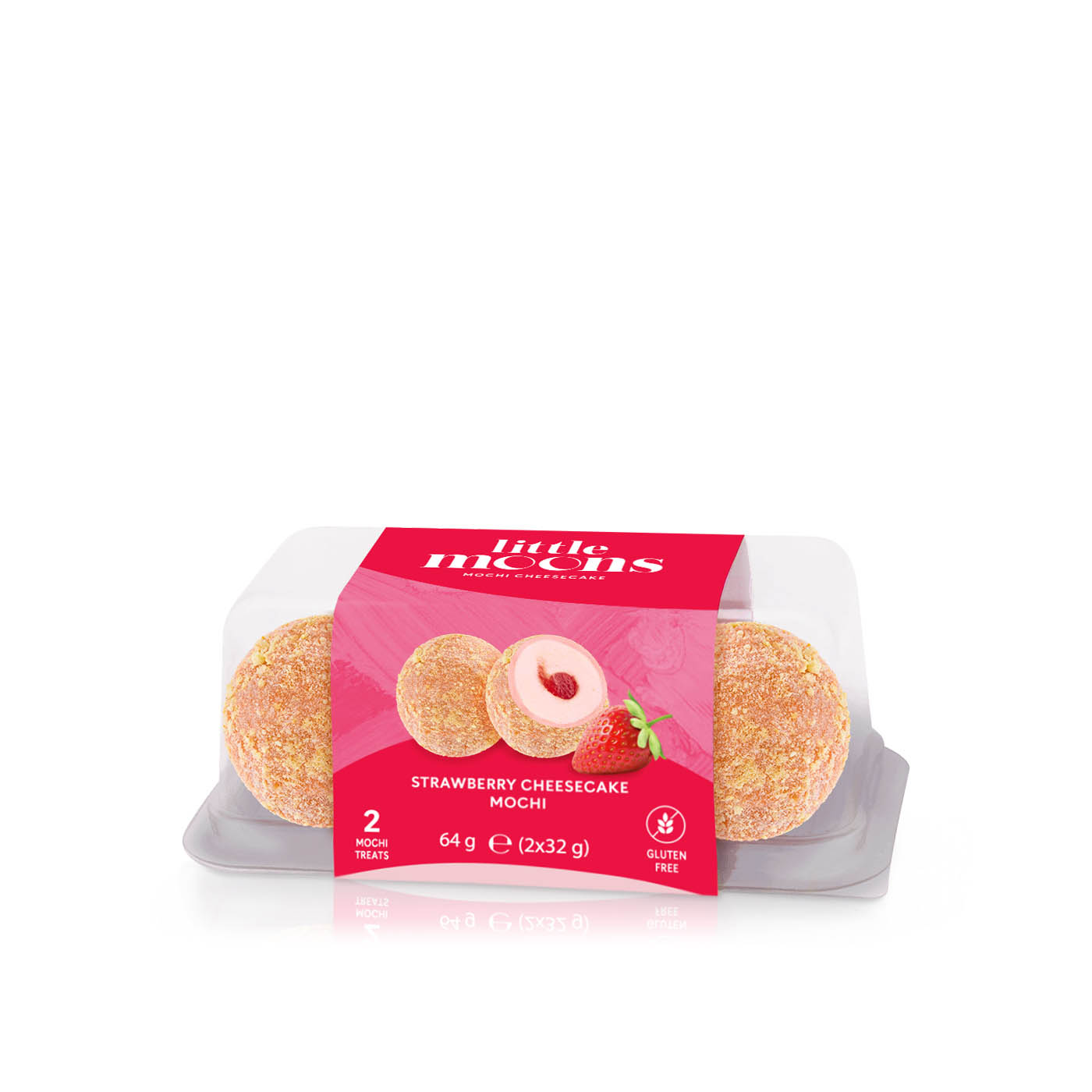 Little Moons Strawberry Cheesecake Mochi x 2 64g - Spinneys UAE