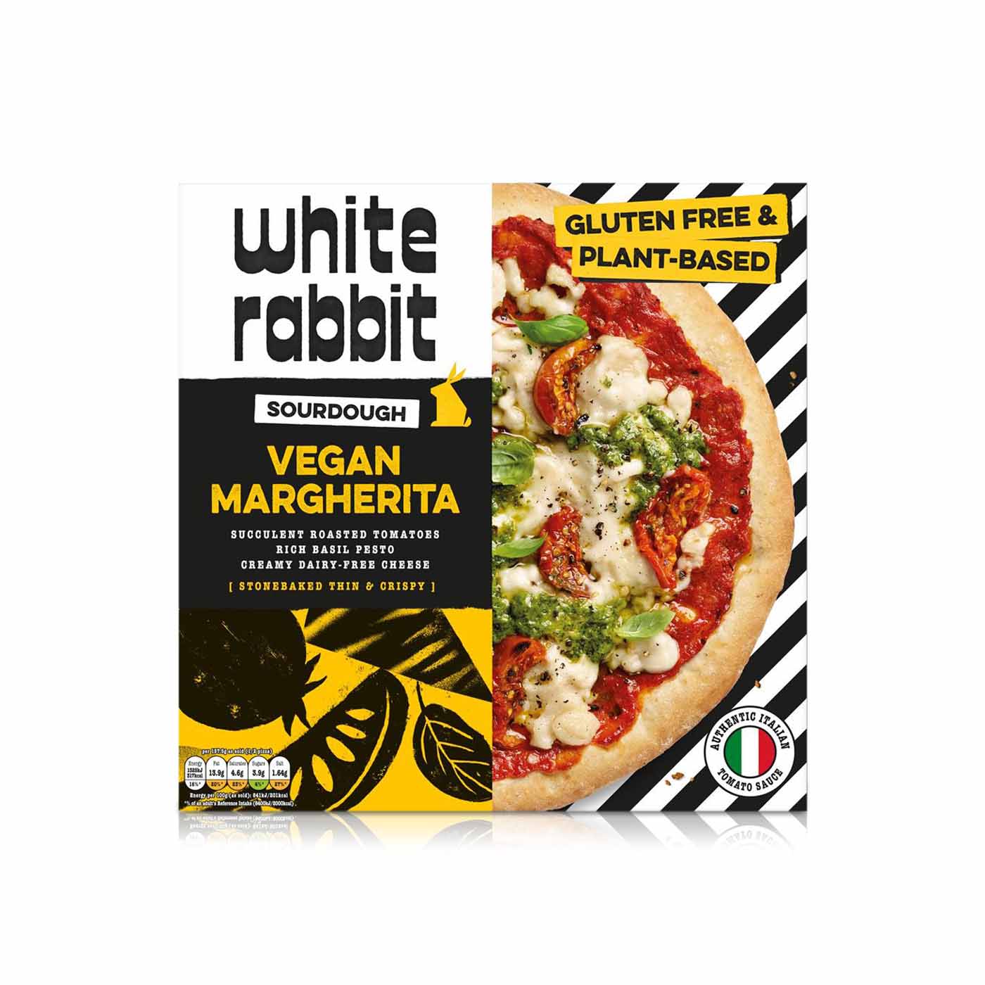 White Rabbit Vegan Sourdough Margherita Pizza 315g - Spinneys UAE