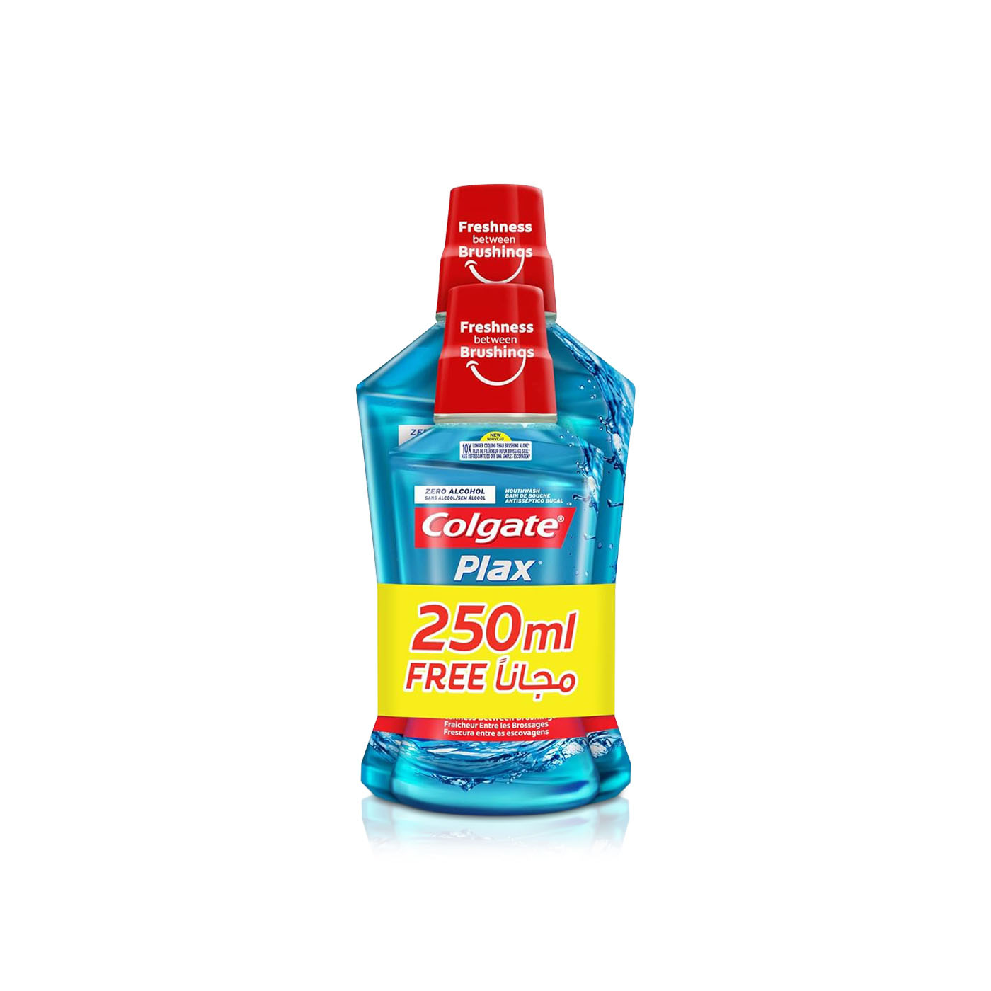 Colgate Plax Peppermint Blue 500ml + 250ml - Spinneys United Arab Emirates