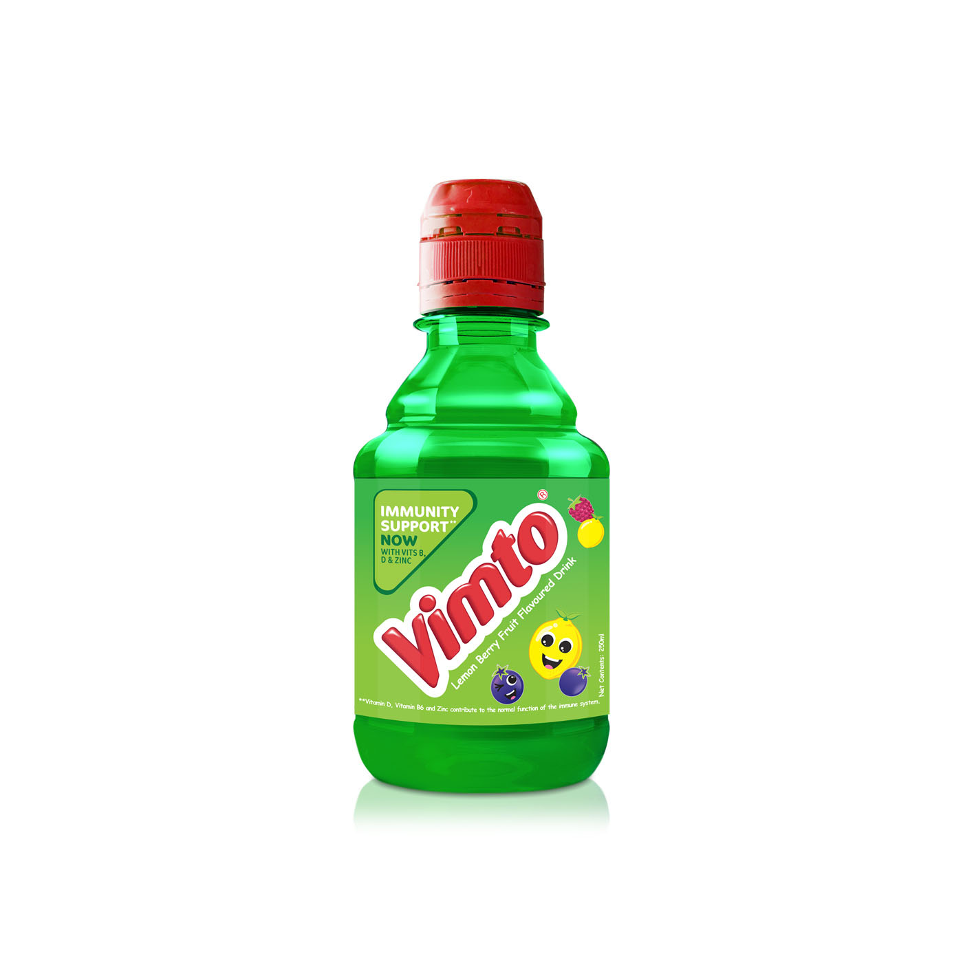 Vimto Green Lemon Berry Fruit Drink Sports Cap 250ml - Spinneys UAE