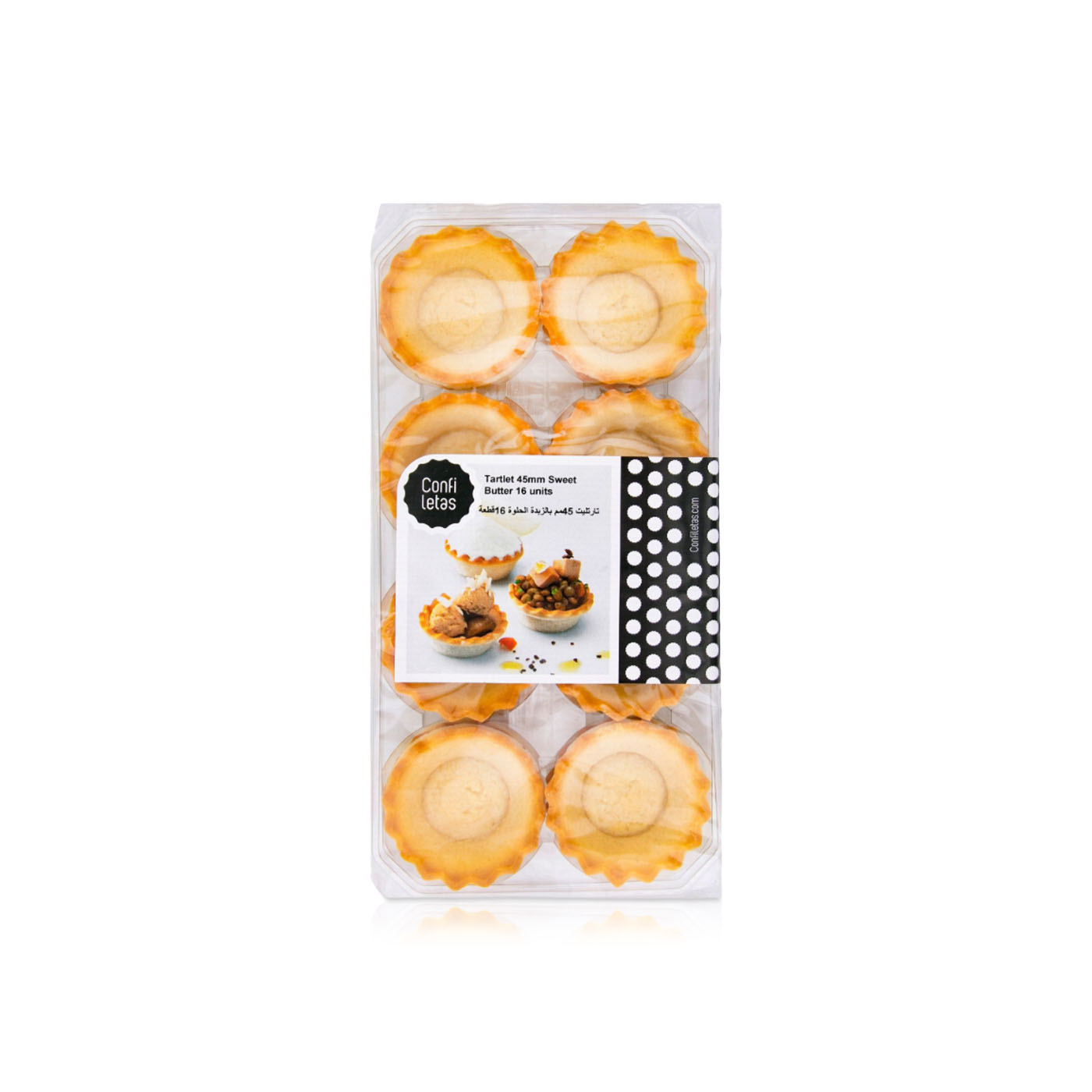 Confiletas Sweet Butter Mini Tartlets 45mm x 16 112g - Spinneys UAE