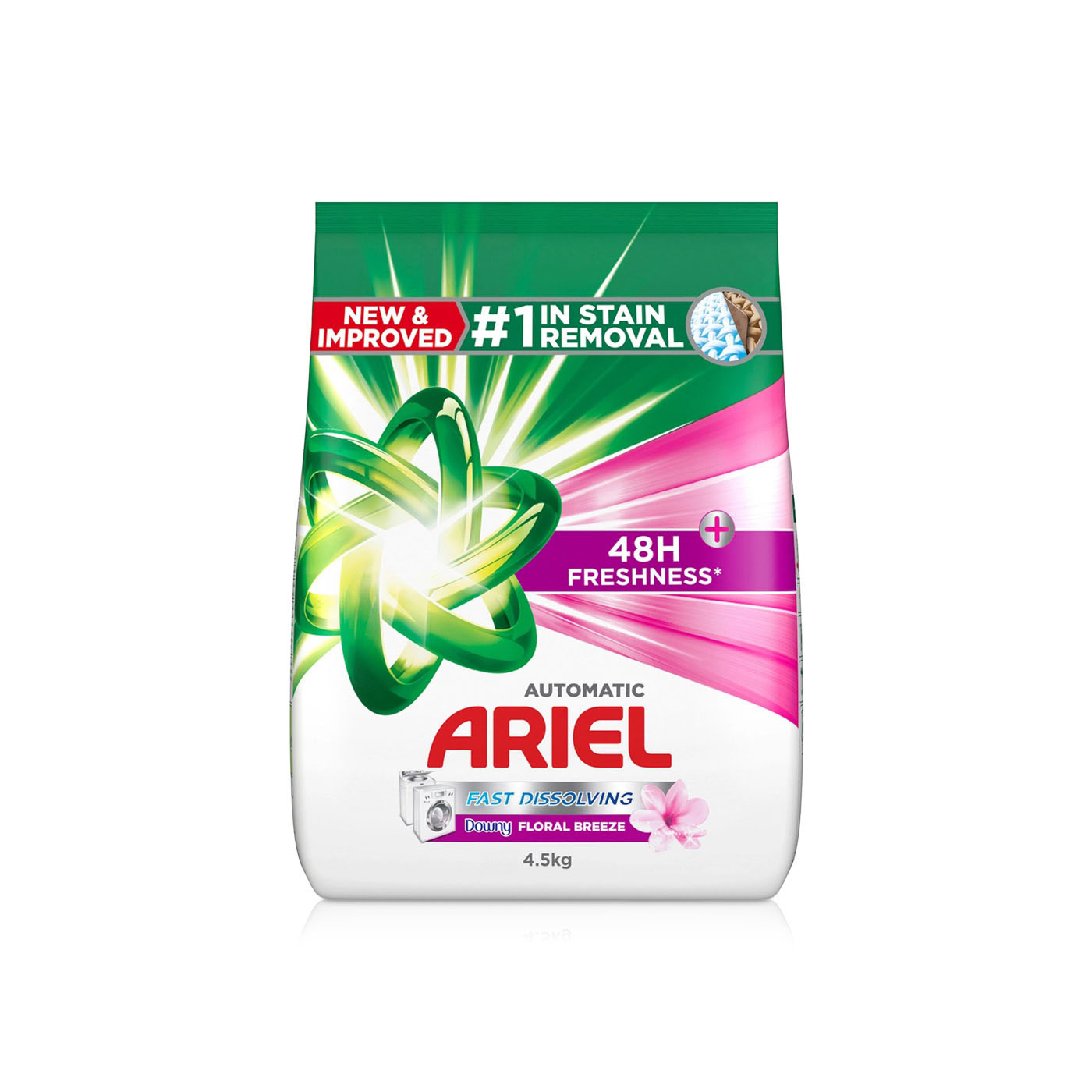 Ariel Automatic Washing Powder with Downy Floral Breeze 4.5kg ...