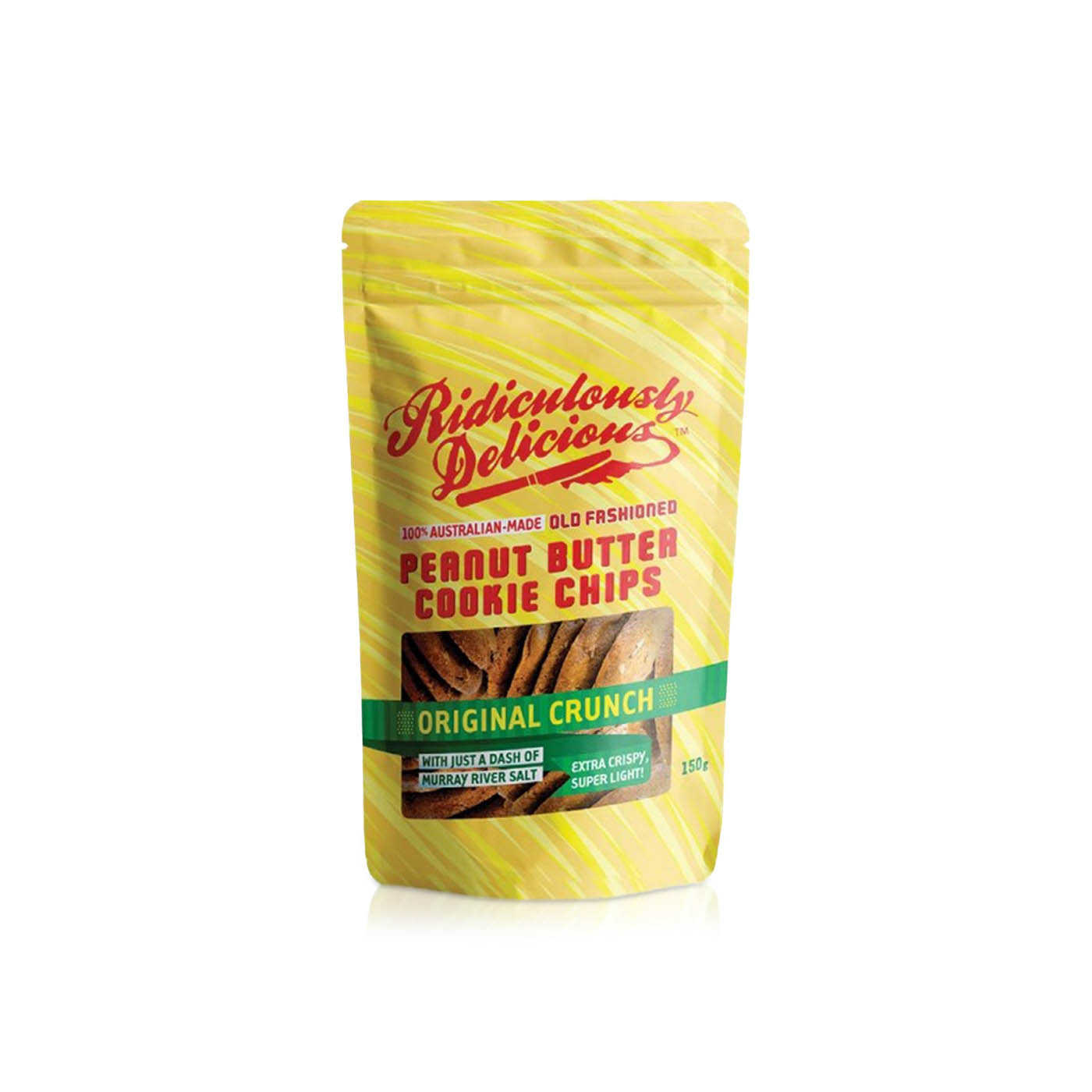 Ridiculously Delicious Peanut Butter Cookie Chips Original Crunch 150g ...