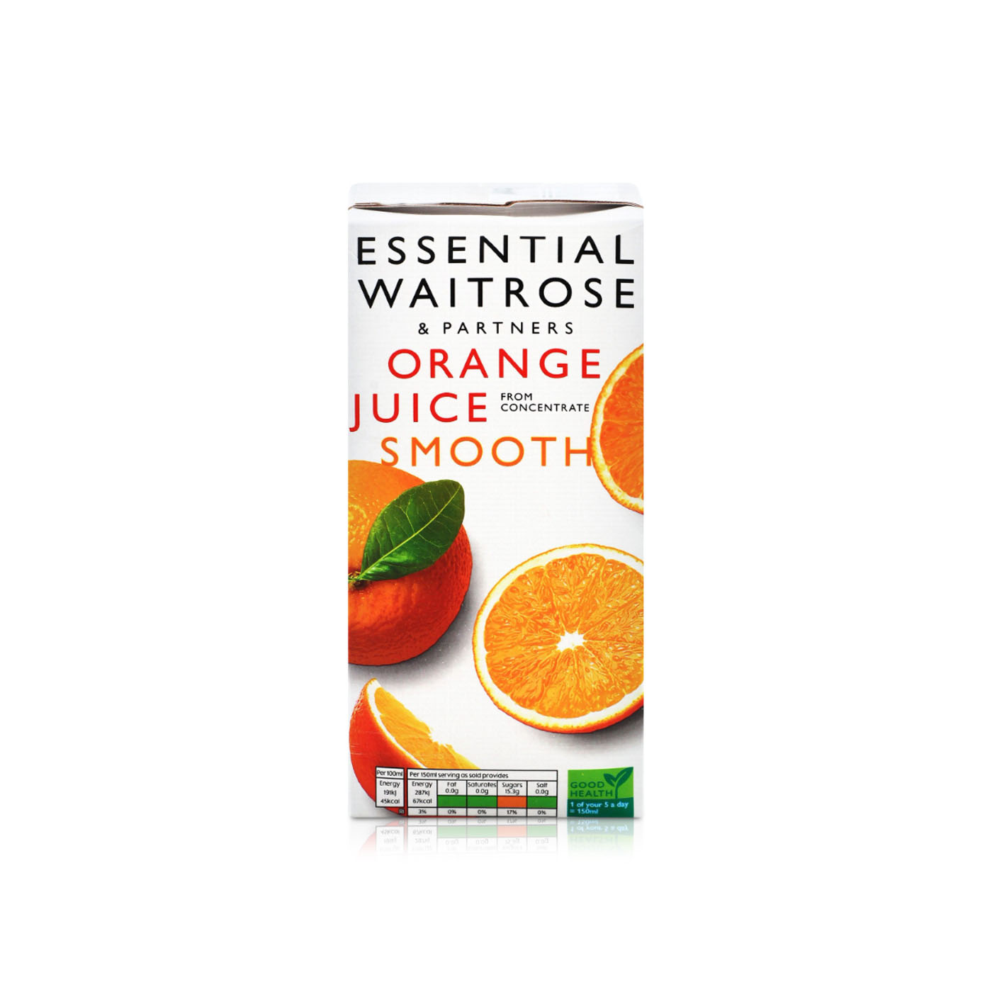 Waitrose Essential Pure Orange Juice 1l - Spinneys UAE