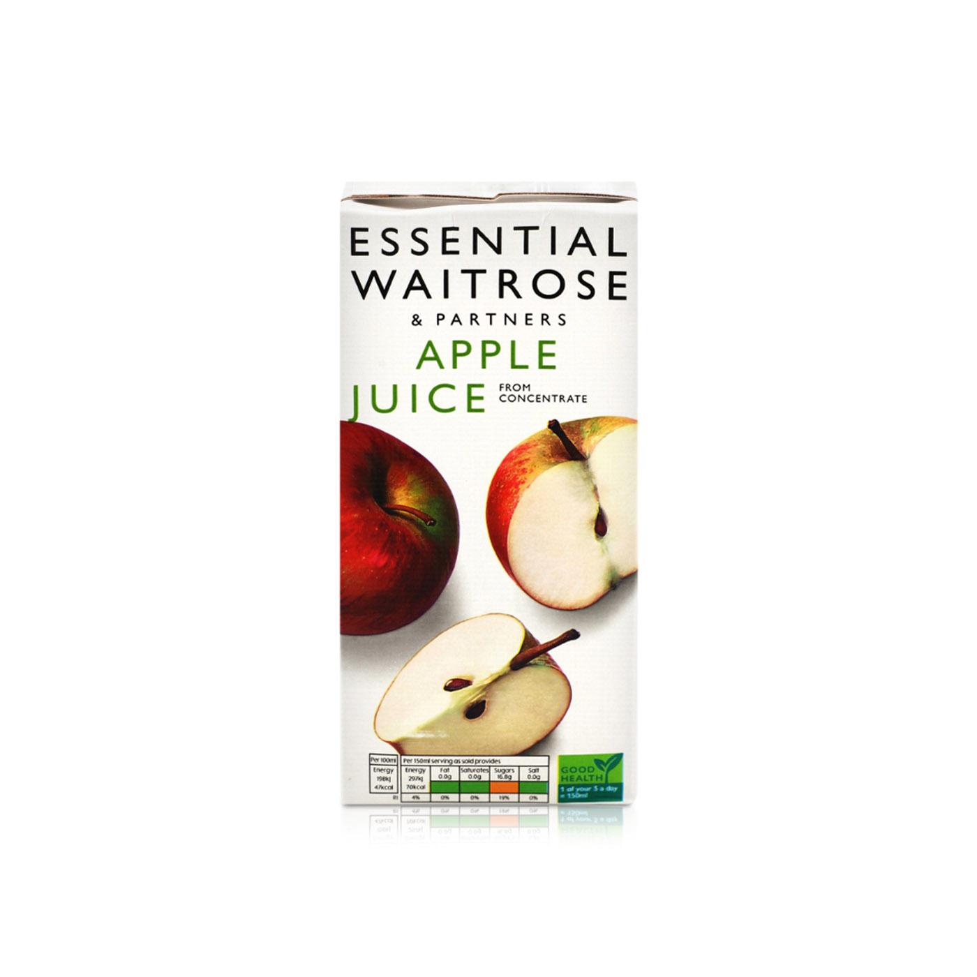 Waitrose Essential Pure Apple Juice 1l - Spinneys UAE