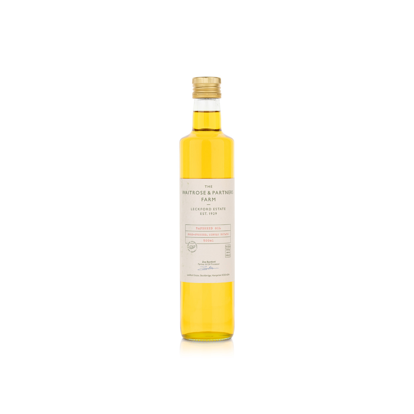 Waitrose Cold-Pressed Rapeseed Oil 500ml - Spinneys UAE